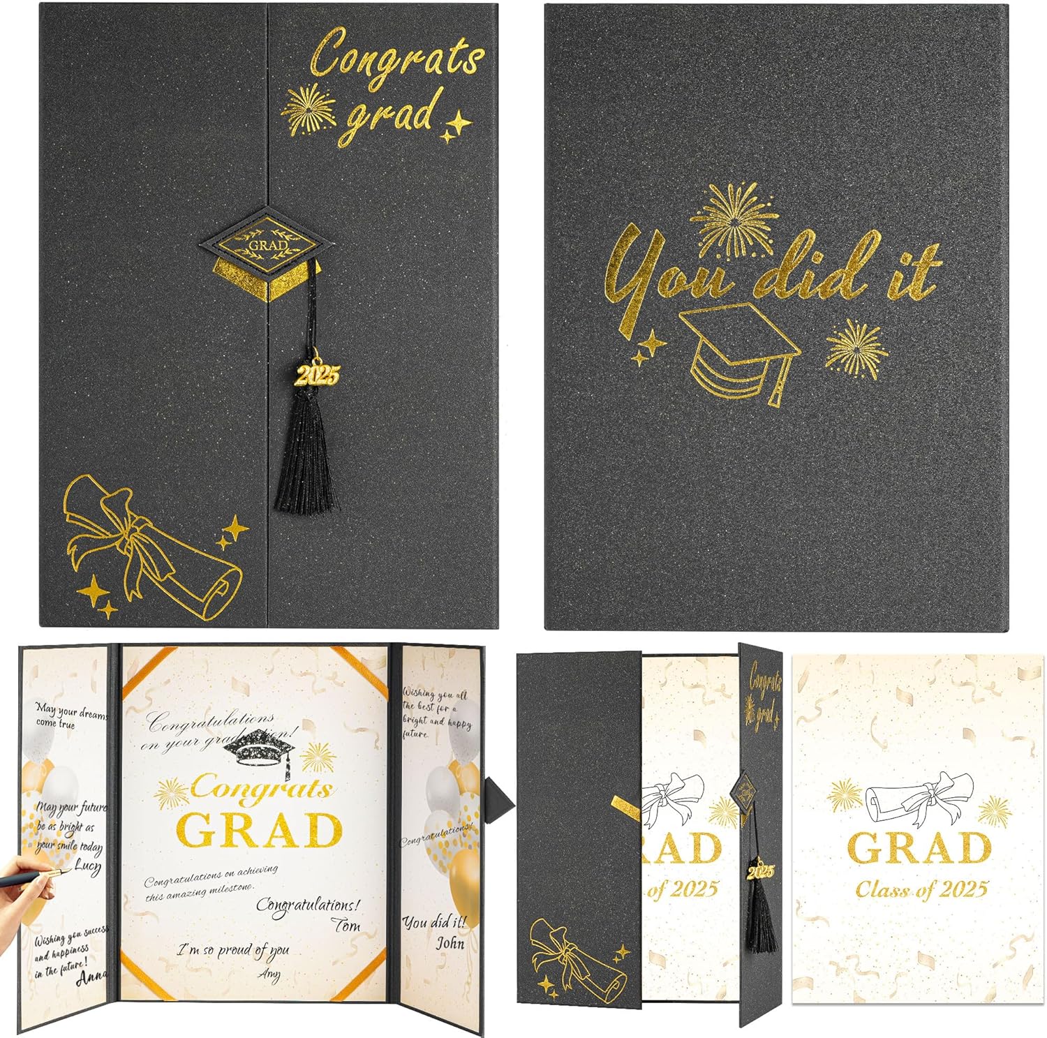 Amazon.com: AYGXU Graduation Guest Book 2025-guest Book for Graduation ...