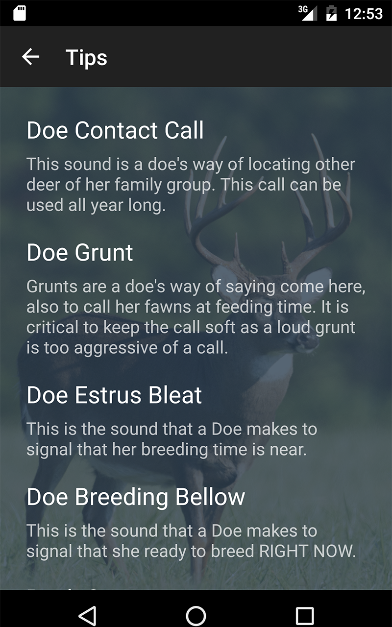 Whitetail Deer Calls:Amazon.com:Appstore for Android