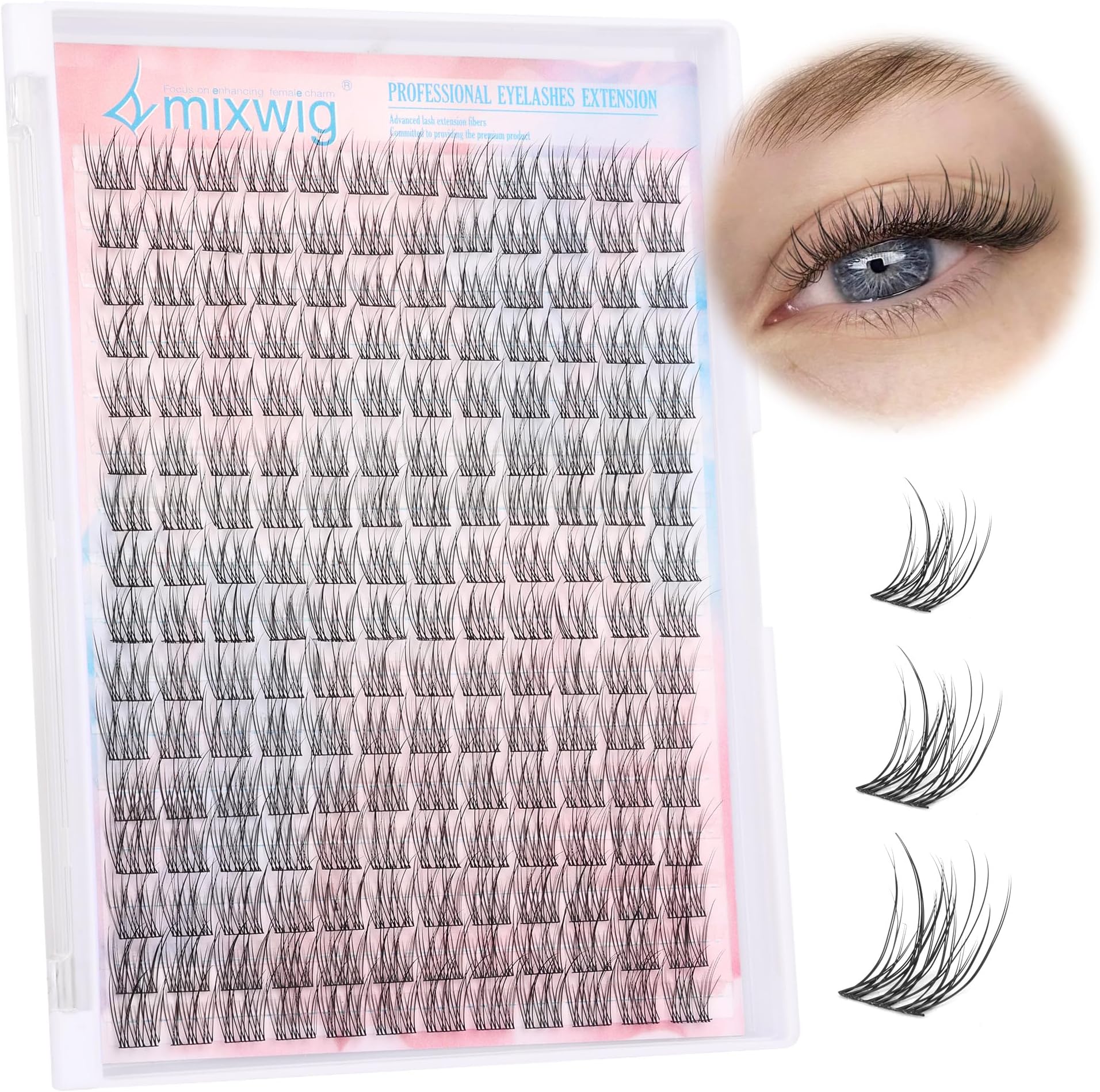 Amazon.com : LashWrap - Square Eyelash Extension Palette - 3 Pack ...