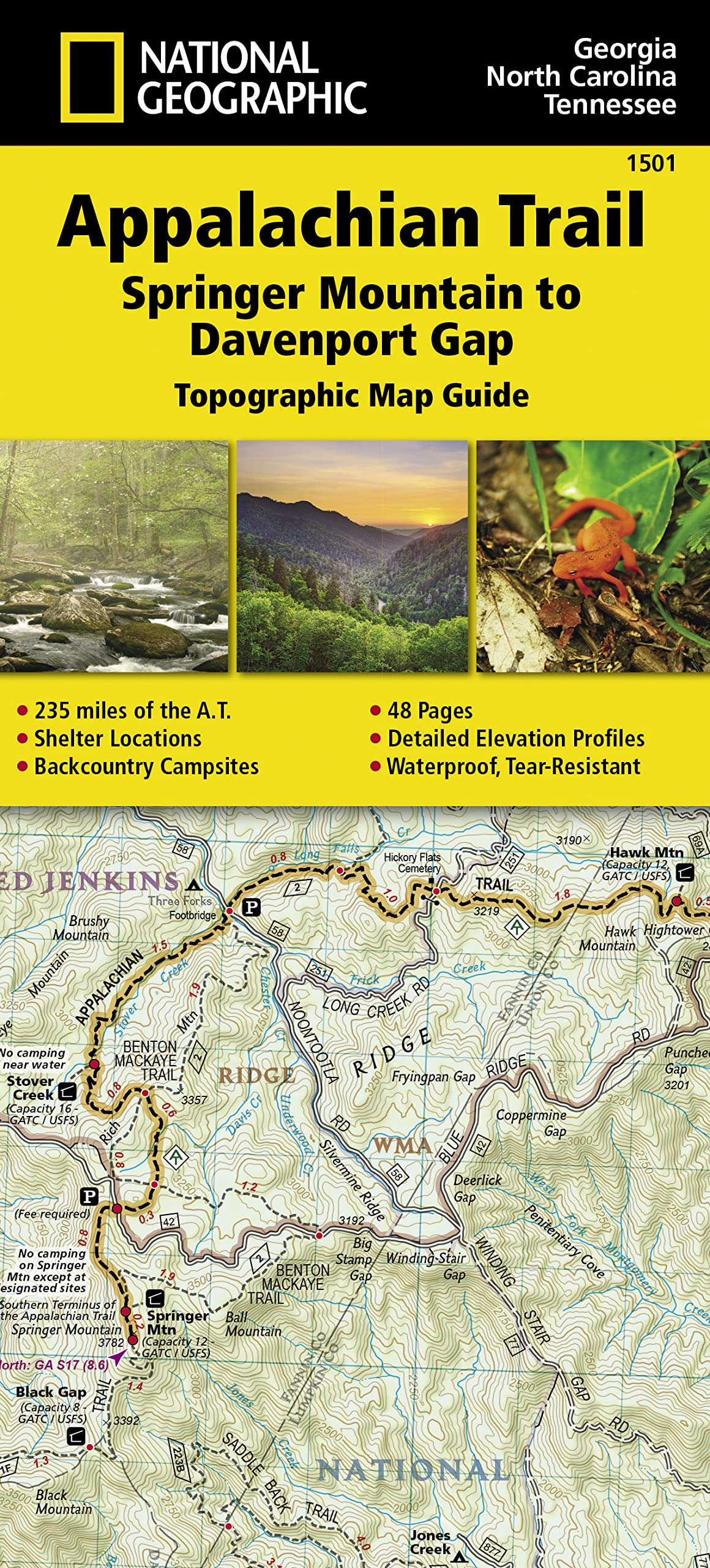 Snapklik.com : Appalachian Trail: Springer Mountain To Davenport Gap ...