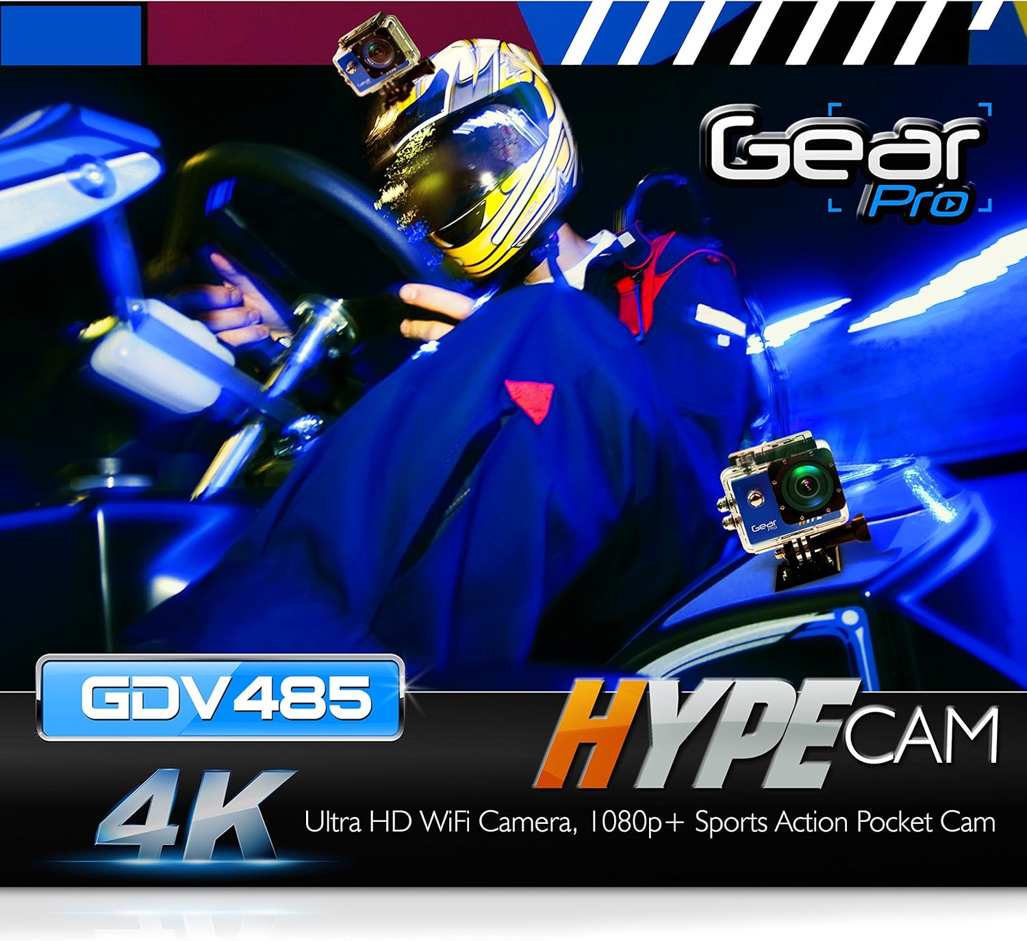 Gear Pro GDV485SL.01 4K 30fps Ultra HD Cámara de acción deportiva ...