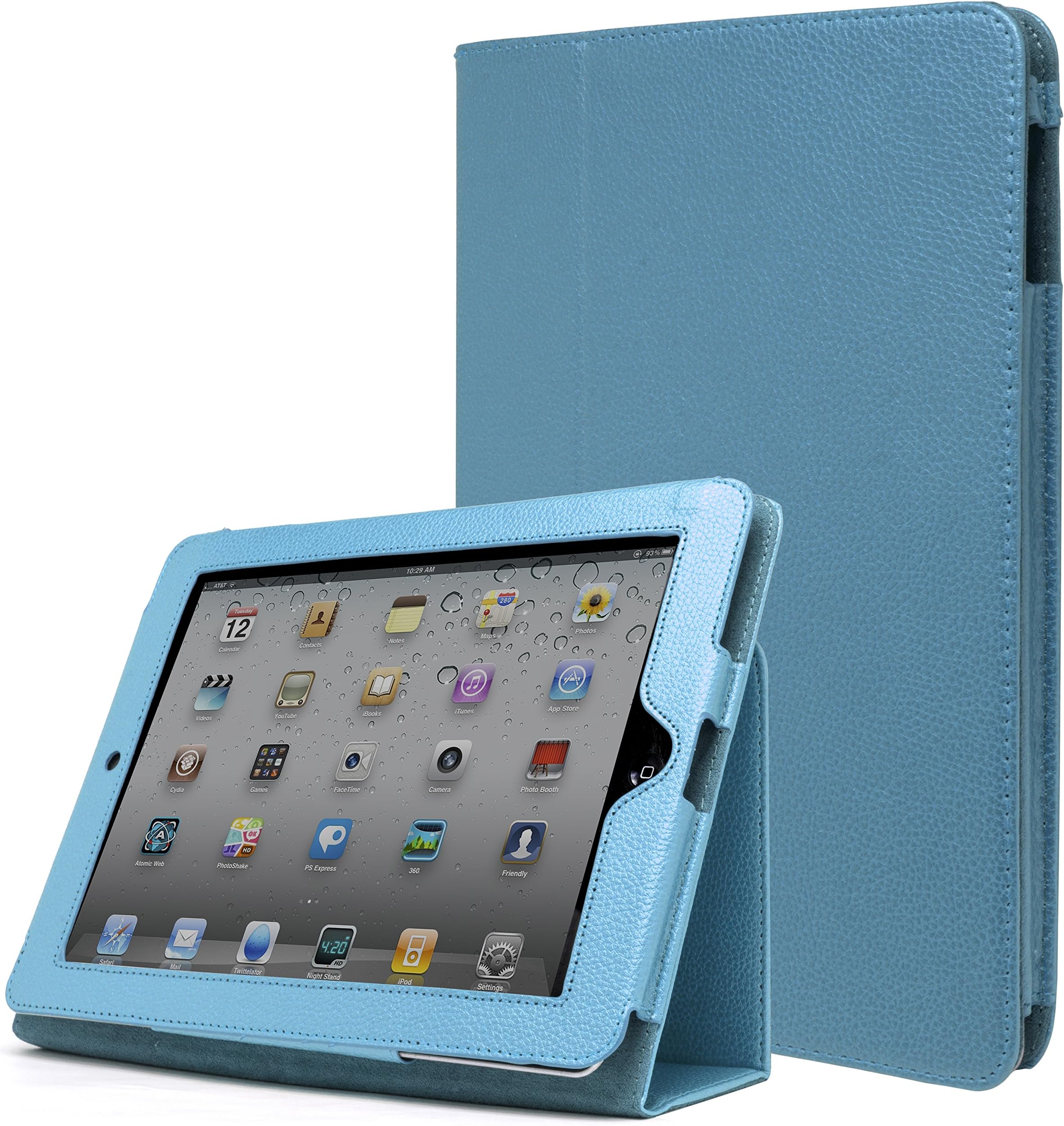 Amazon.com: Bastex Case for Ipad 1, Folio Synthetic Leather Case Cover ...