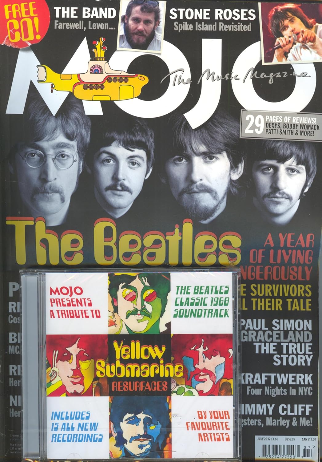 MOJO: The Music Magazine (July 2012) (The Beatles Cover Photograph and ...