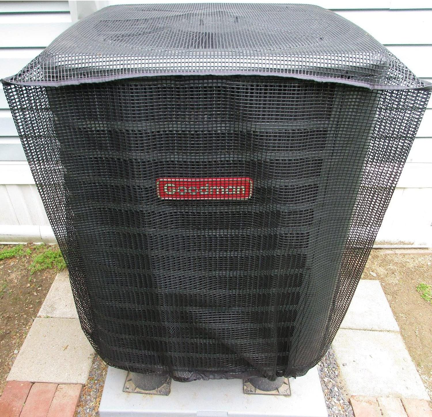 Amazon.com: Luxiv Full Mesh Central Air Conditioner Cover, All Seasons ...
