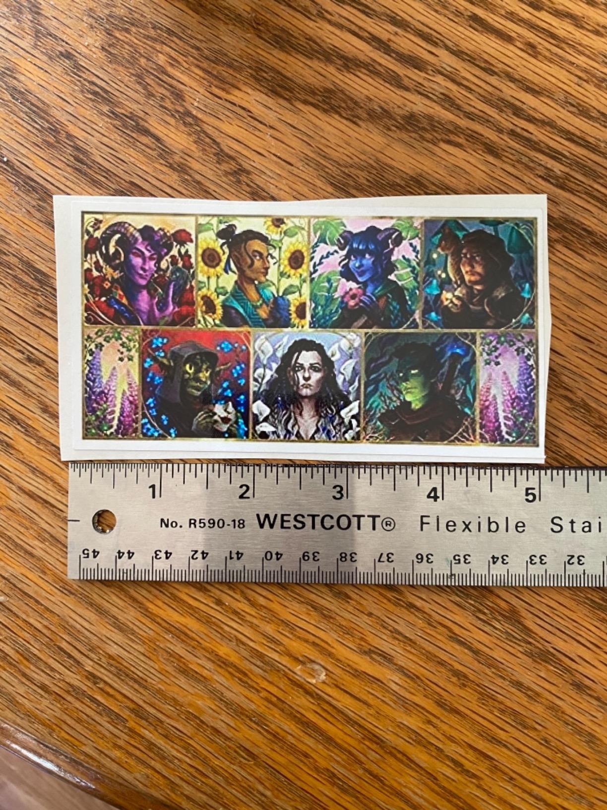 Amazon.com: The Mighty Nein, Critical Role Decal Sticker - Sticker ...