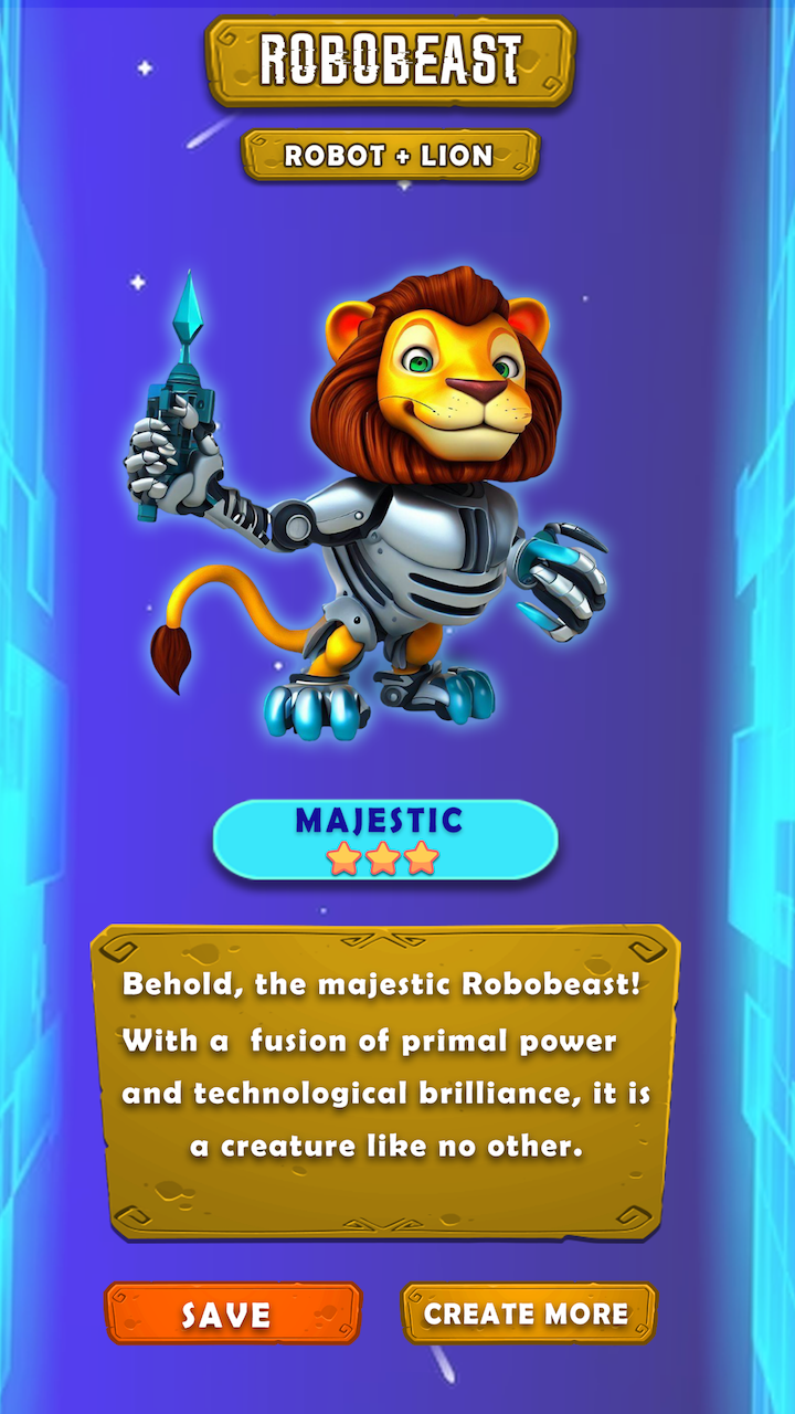 Ai Robot Merge Mix Animal Game Mix Animal Hybrid Monster Merge Monster ...