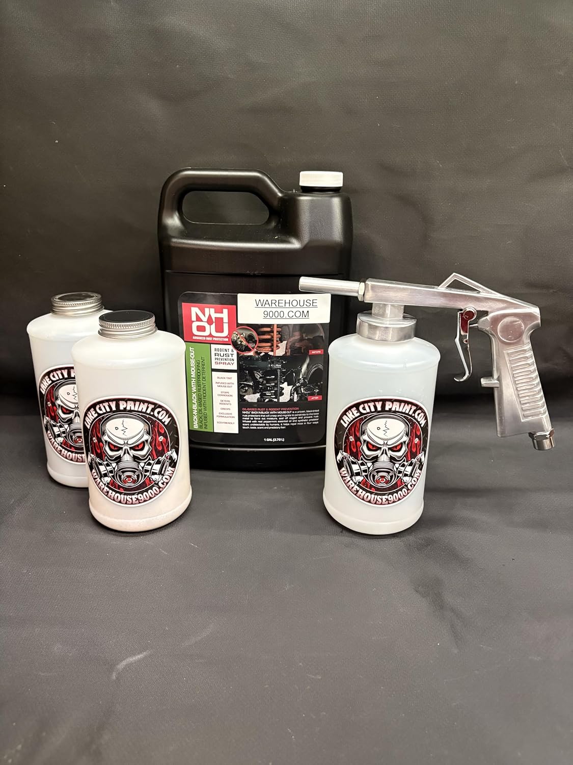 Amazon.com: Gallon NH Oil, Standard Undercoating Spray Gun, and 3 White ...