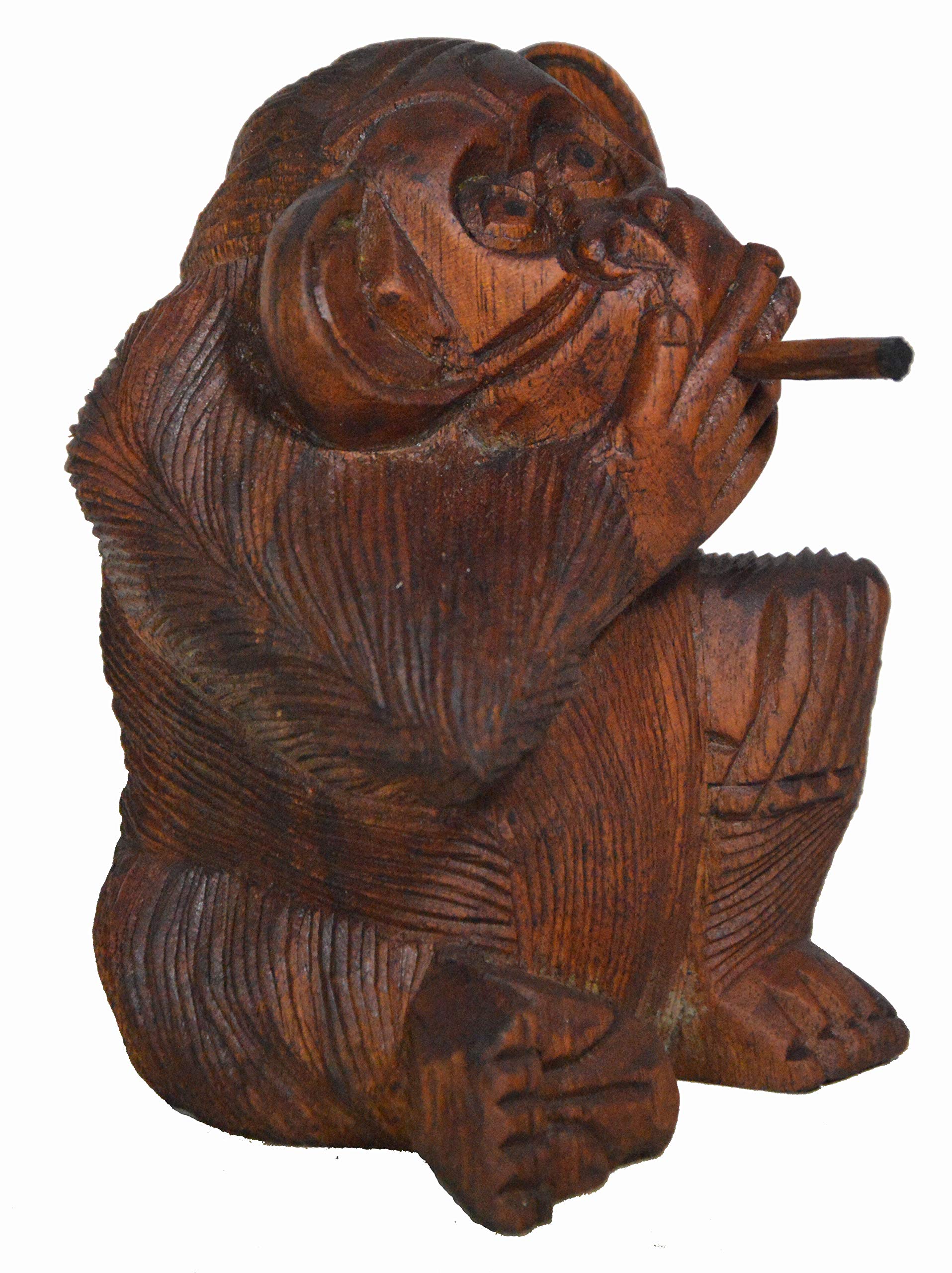 Amazon.com: WorldBazzar Bad Monkey Rude Smoking Cigar Pipe atue 6 in ...