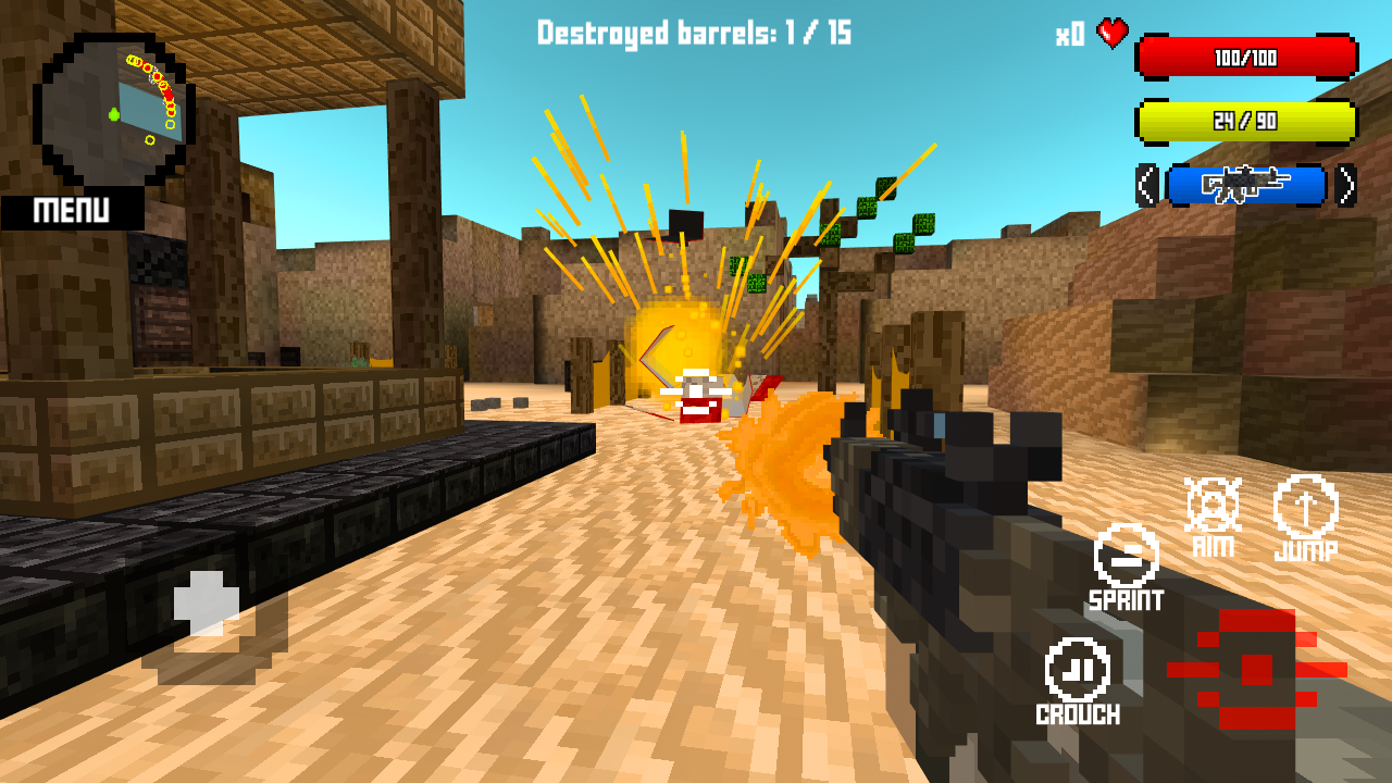 Blocky Strike Pixel Shooting - App on Amazon Appstore
