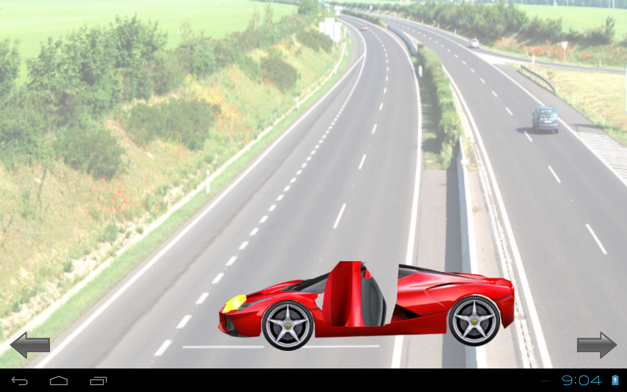 Aplicación Cars for kids and machines en Amazon Appstore