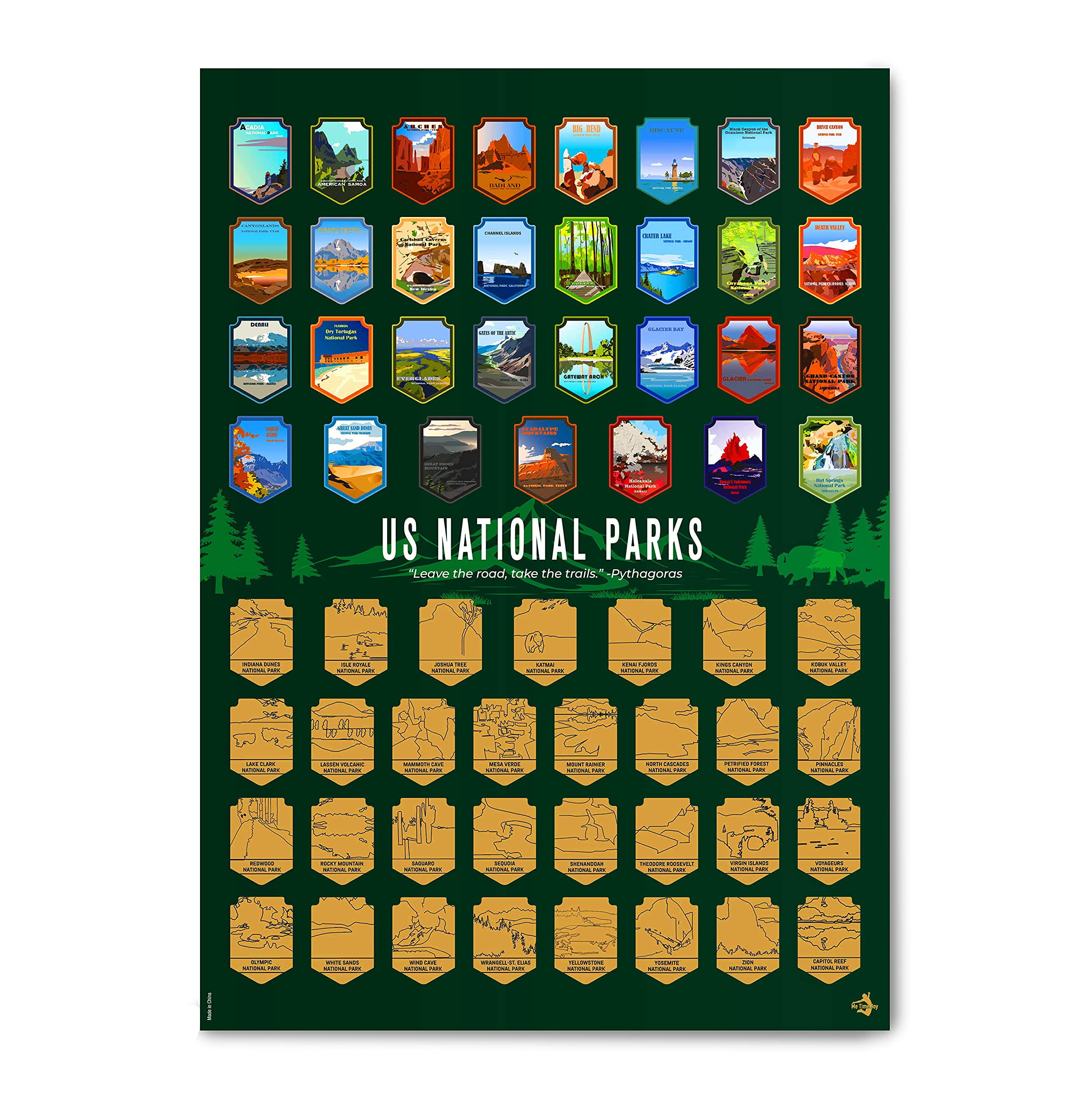 Buy The Original US National Parks Scratch Off Poster With Scratching buy-the-original-us-national-parks-scratch-off-poster-with-scratching