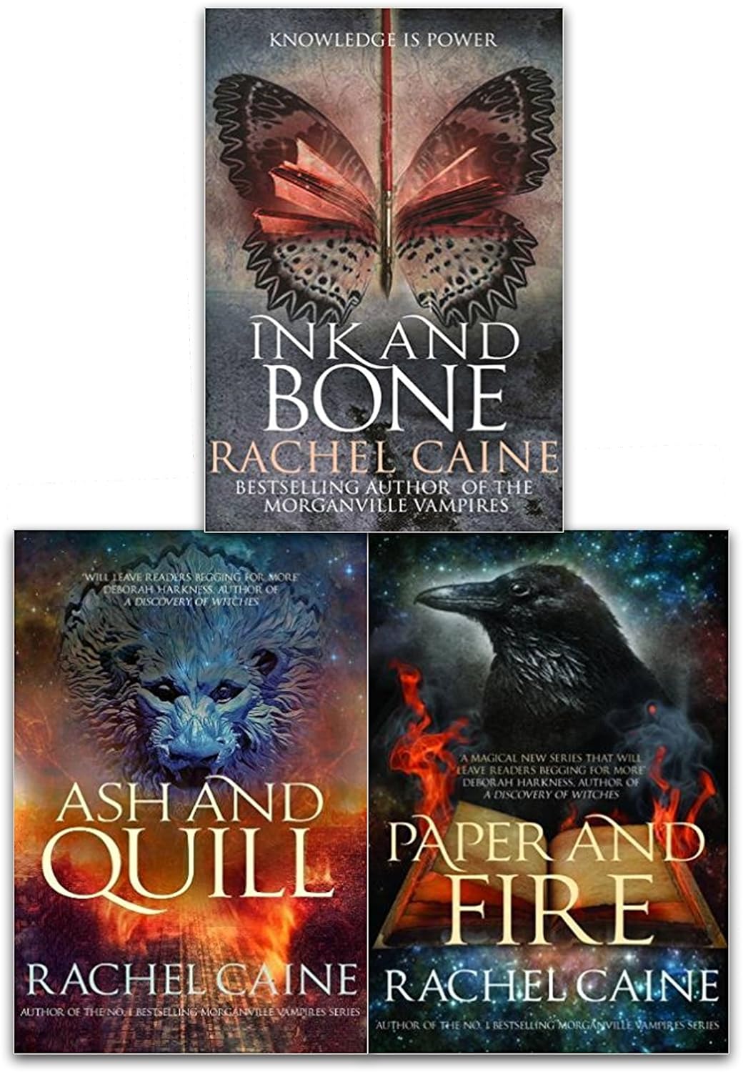 Rachel Caine The Great Library 3 Books Collection Set (Ink and Bone ...
