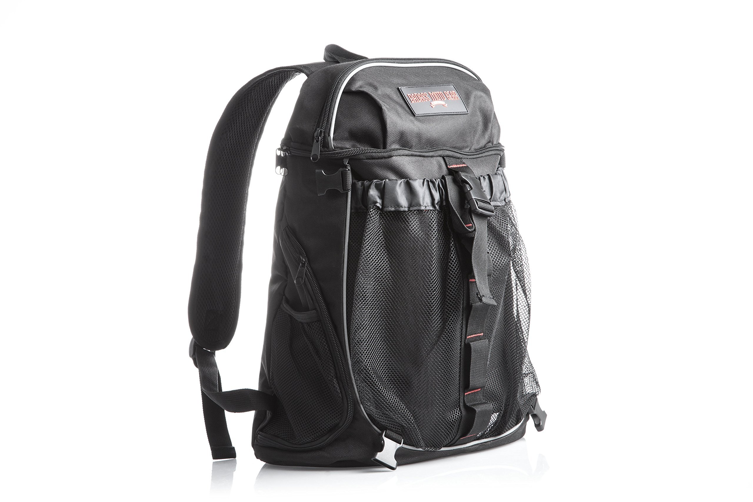 Buy Badass Moto Motorcycle Helmet Backpack. Compact Motorcycle Backpack ...