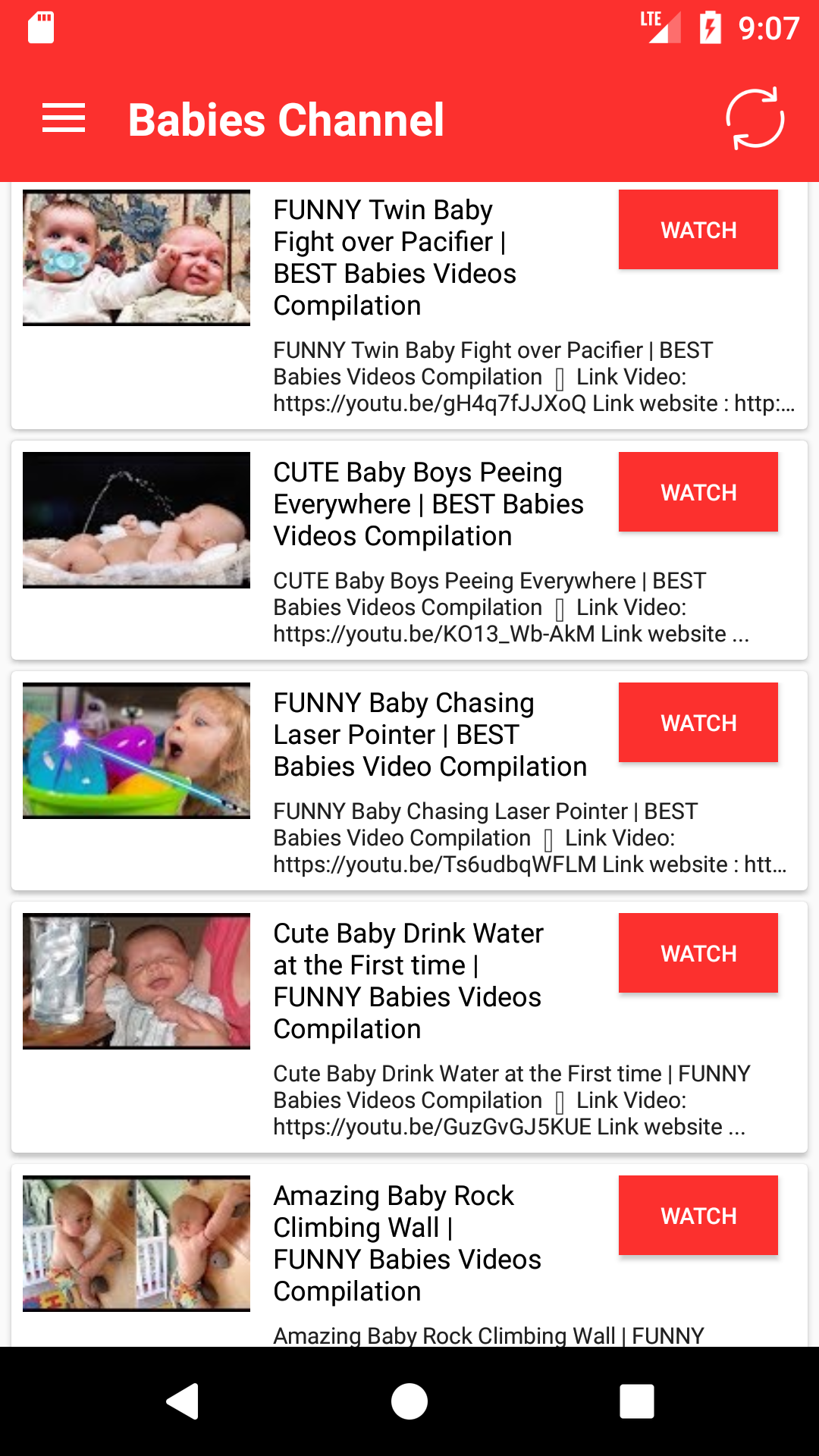 Babies Channel on Tube - App on the Amazon Appstore