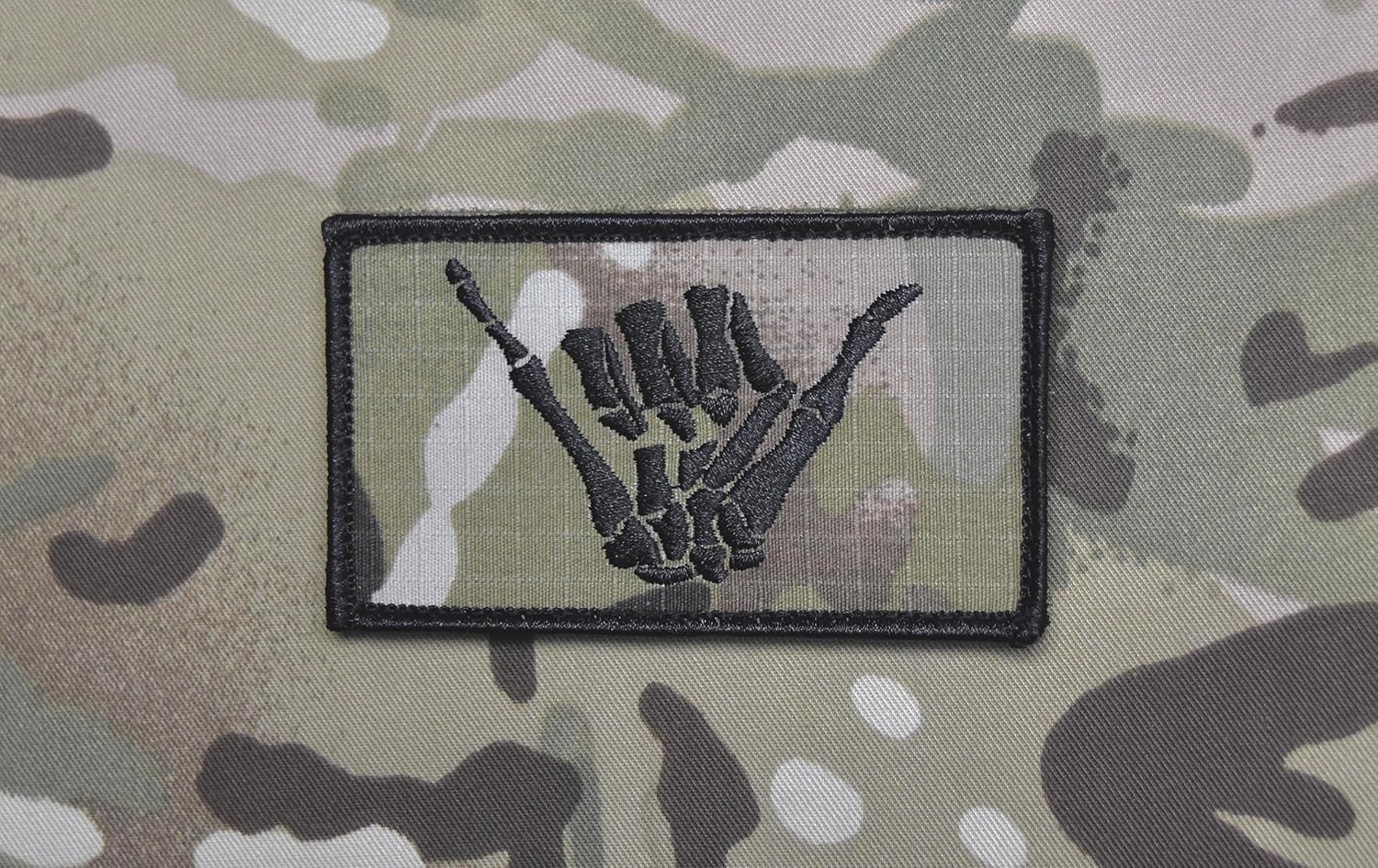 Amazon.com: Multicam Bone Shaka Morale Patch Hang Loose Aloha Hawaii ...