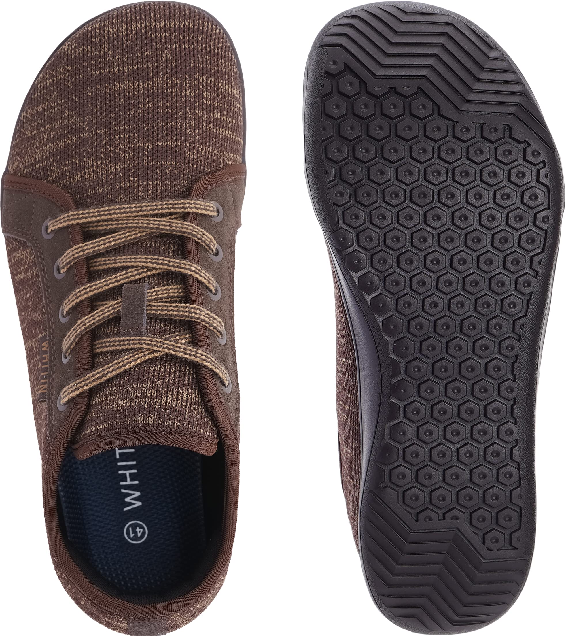 Snapklik.com : Mens Fashion Barefoot Sneakers Extra Wide Toe Box Low ...