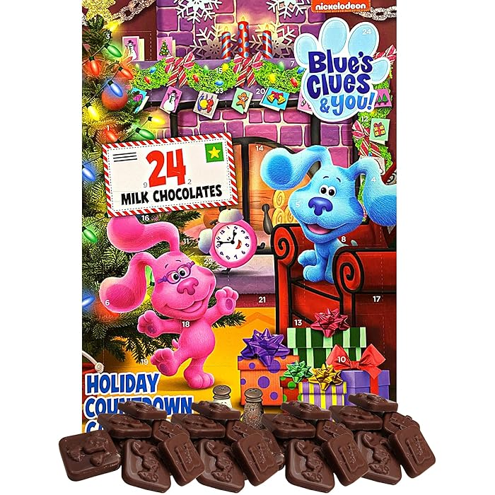 Buy 25th Anniversary Blues Clues Chocolate Advent Calendar Christmas ...