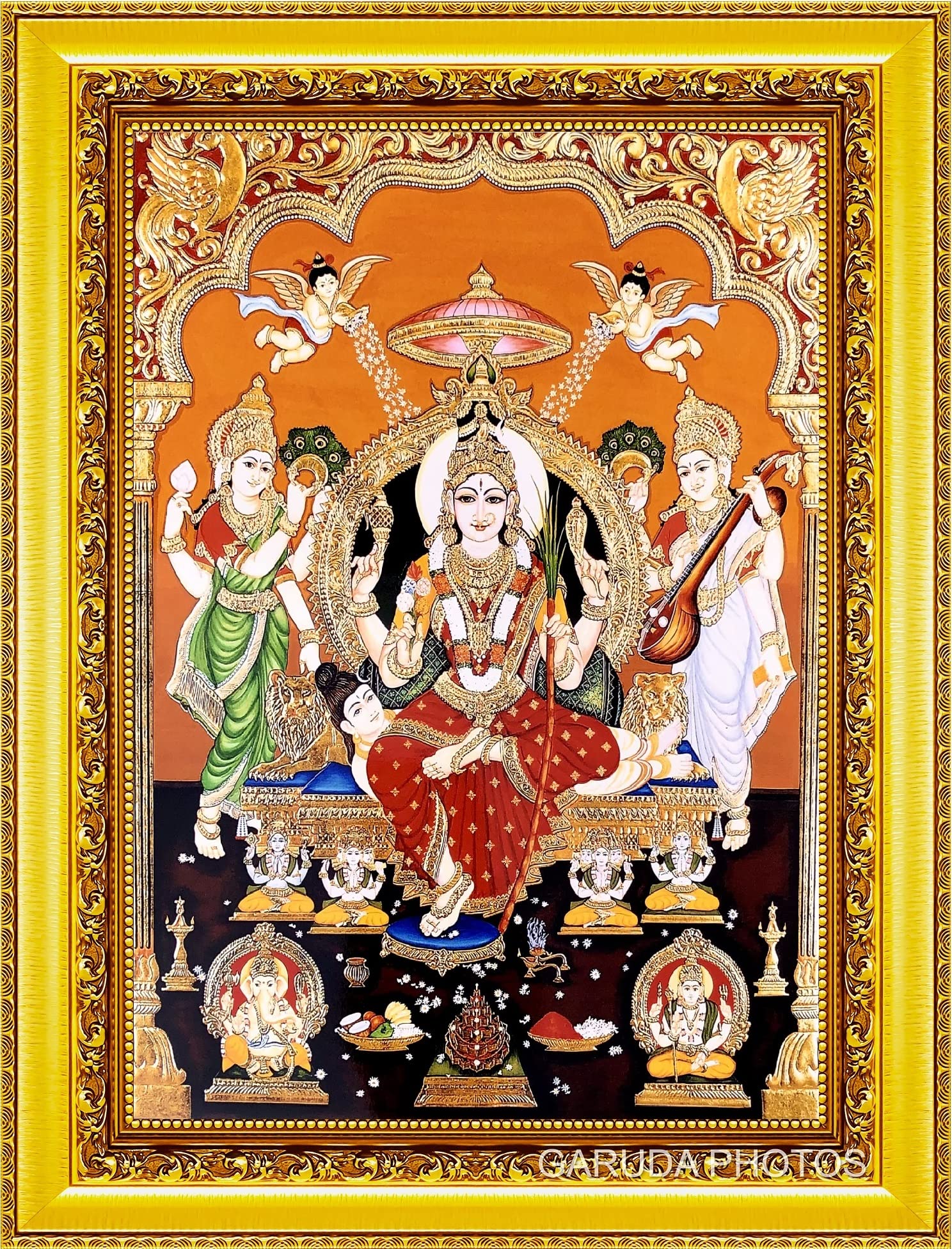 Garuda Photos Goddess Sri Rajarajeshwari Lalitha Tripura Sundari Mata ...