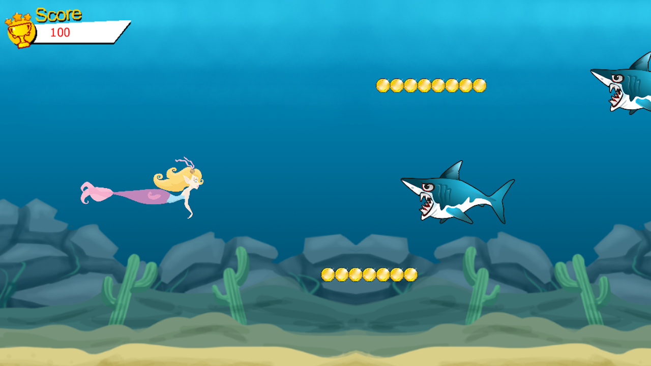 Mermaid Shark Attack - App on Amazon Appstore
