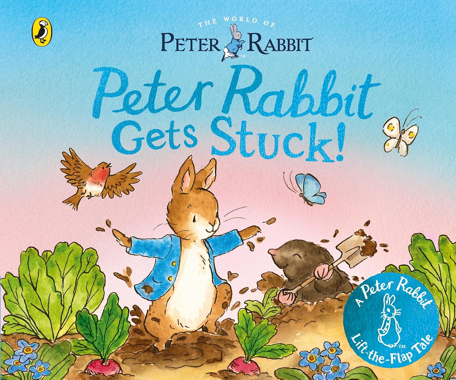The World of Peter Rabbit: Peter Rabbit Gets Stuck!: A lift-the-flap board book (Peter Rabbit ...