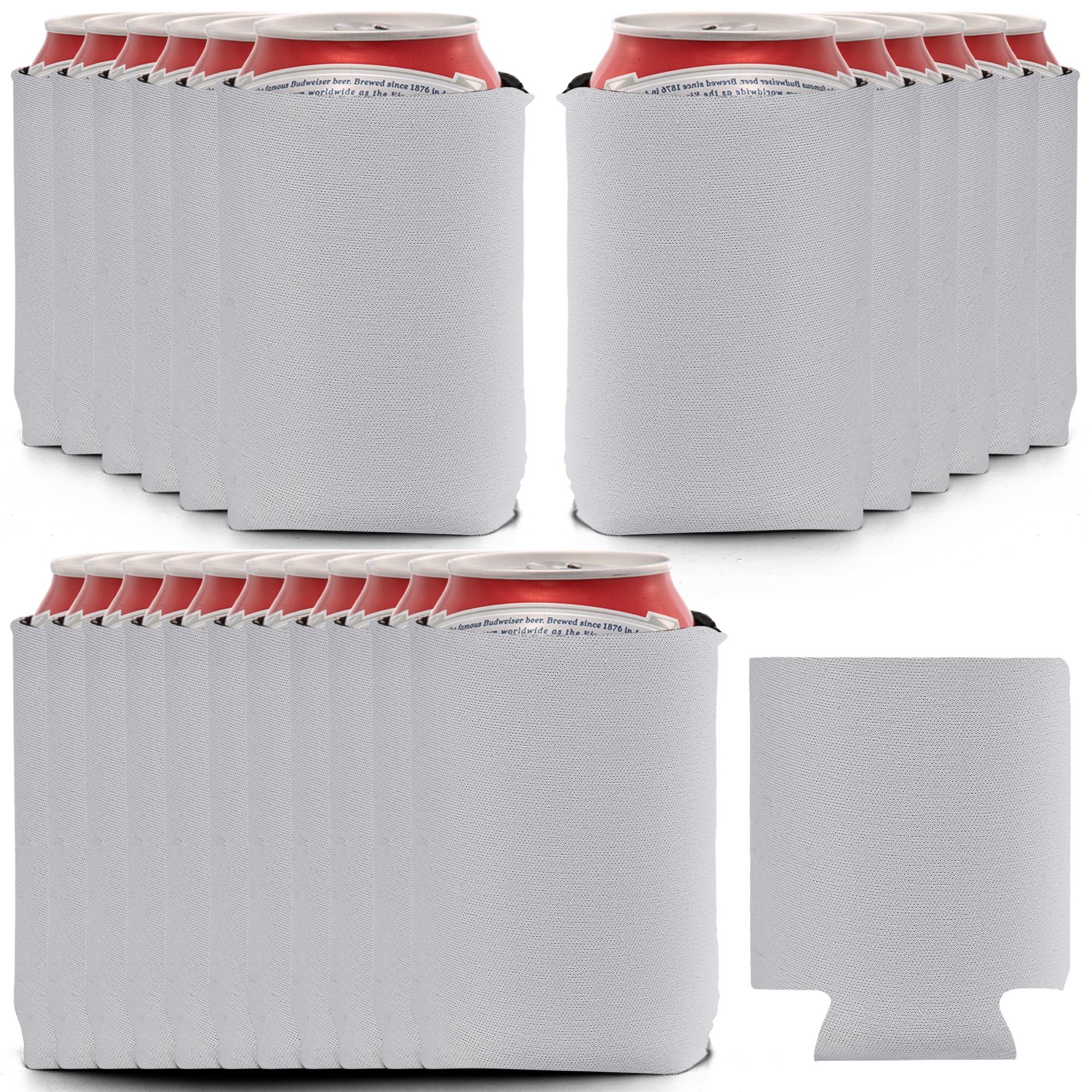 Snapklik.com : LUCKIPLUS Black Beer Can Coolers Neoprene Can Sleeves ...