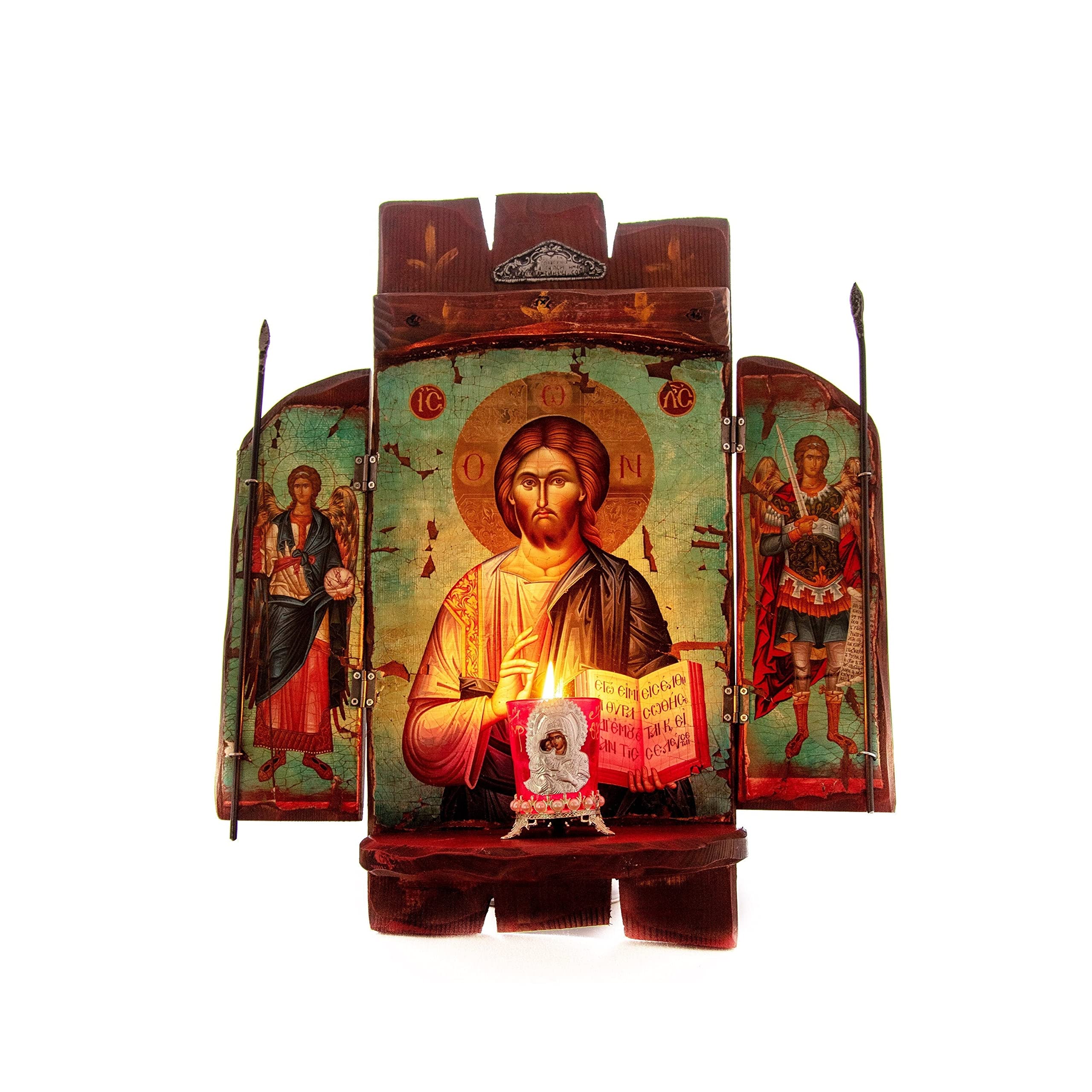 Buy Christian Iconostasis Jesus Christ Archangel Michael Archangel ...
