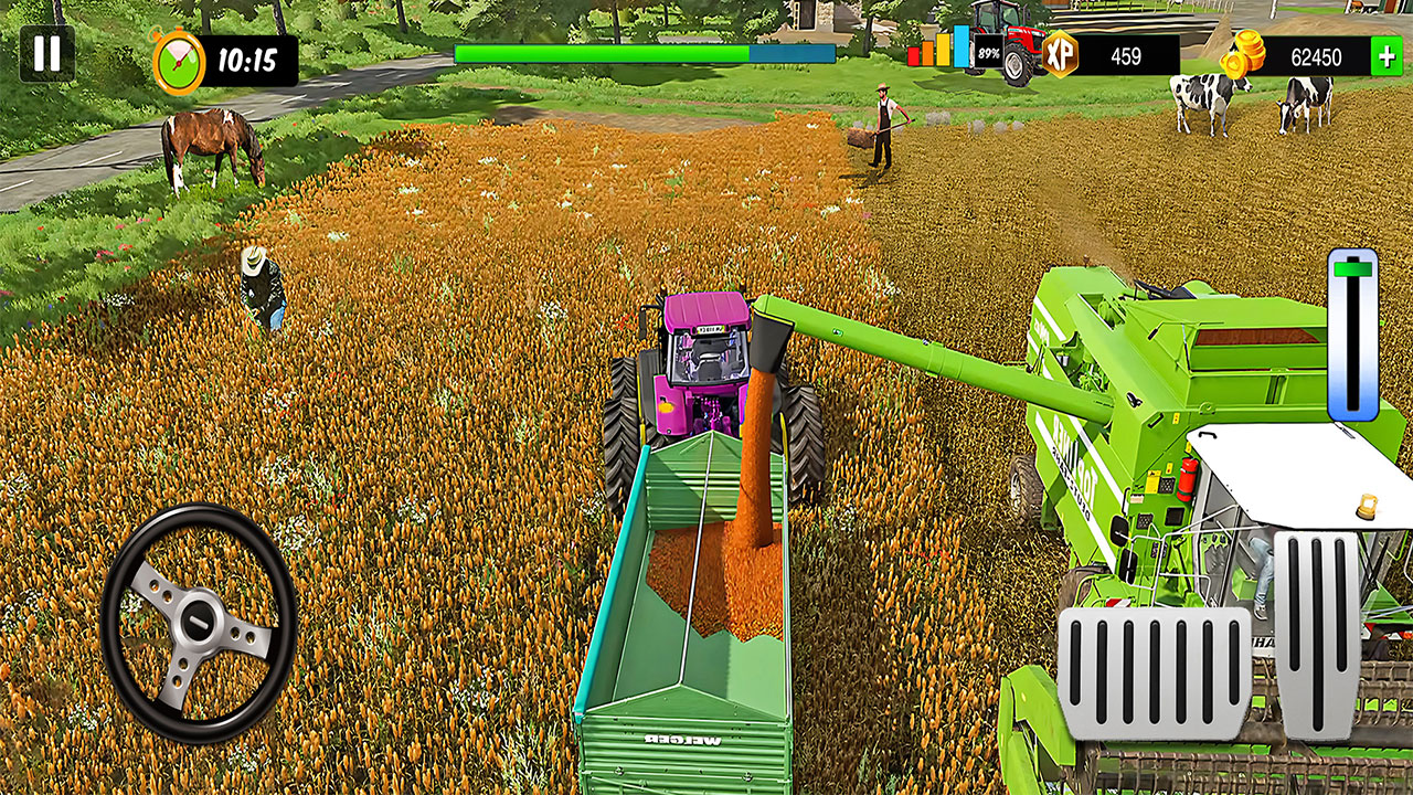 Farming Simulator 2023 Tractor Game 3D : Harvest Crops Farming Tractor ...