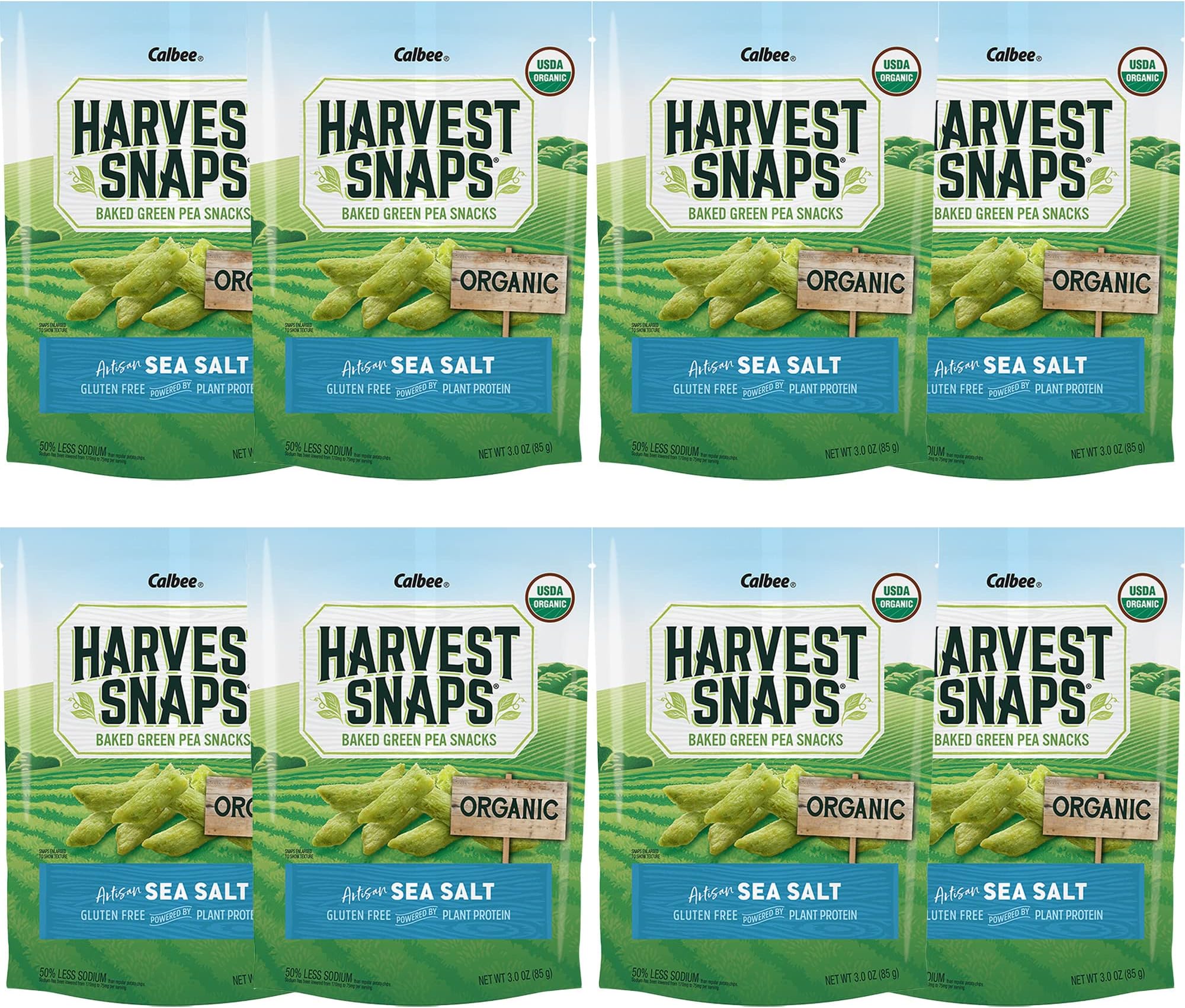 Amazon.com: Harvest Snaps Veggie Chips (Organic Lightly Salted Snack ...
