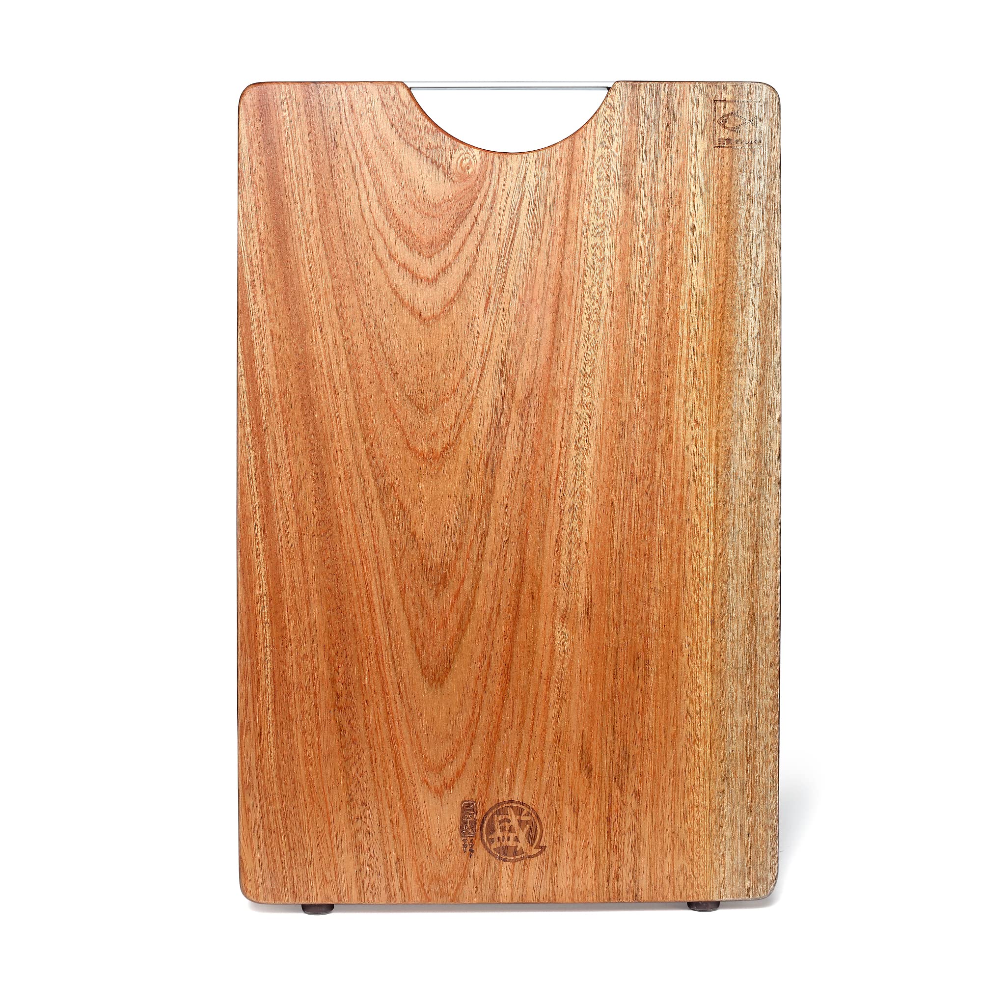 MITSUMOTO SAKARI Japanesel Natural Ebony Log Cutting Board, 16×11 inch ...