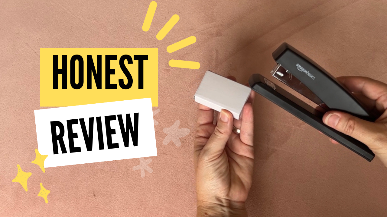 Watch HONEST REVIEW of Amazon Basics Stapler with 1000 Staples on ...