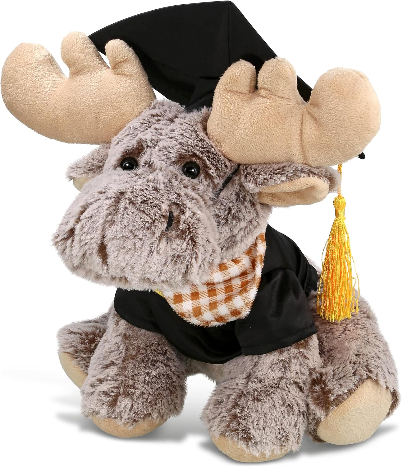 Amazon.com: DolliBu Floppy Moose Graduation Plush Toy - Super Soft ...