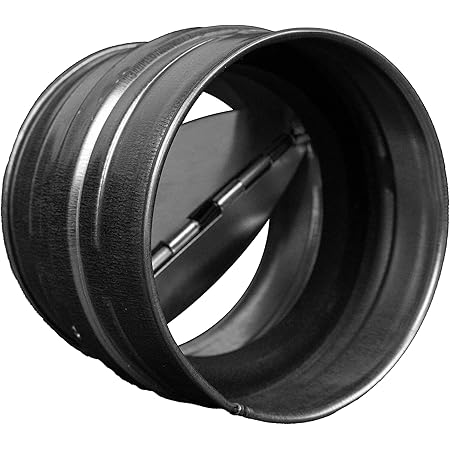 Amazon.com: - 5" Inch Backdraft damper for straight or flex duct ...