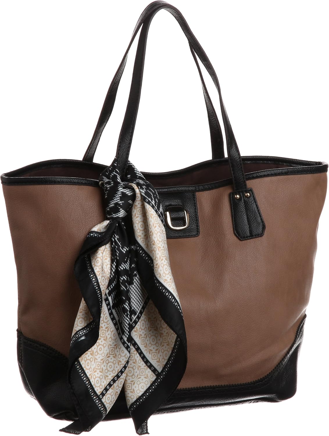 Amazon | [カシュカシュ] cachecache スカーフ付メダリオントート 01-00-22000 BE (ベージュ) | トートバッグ