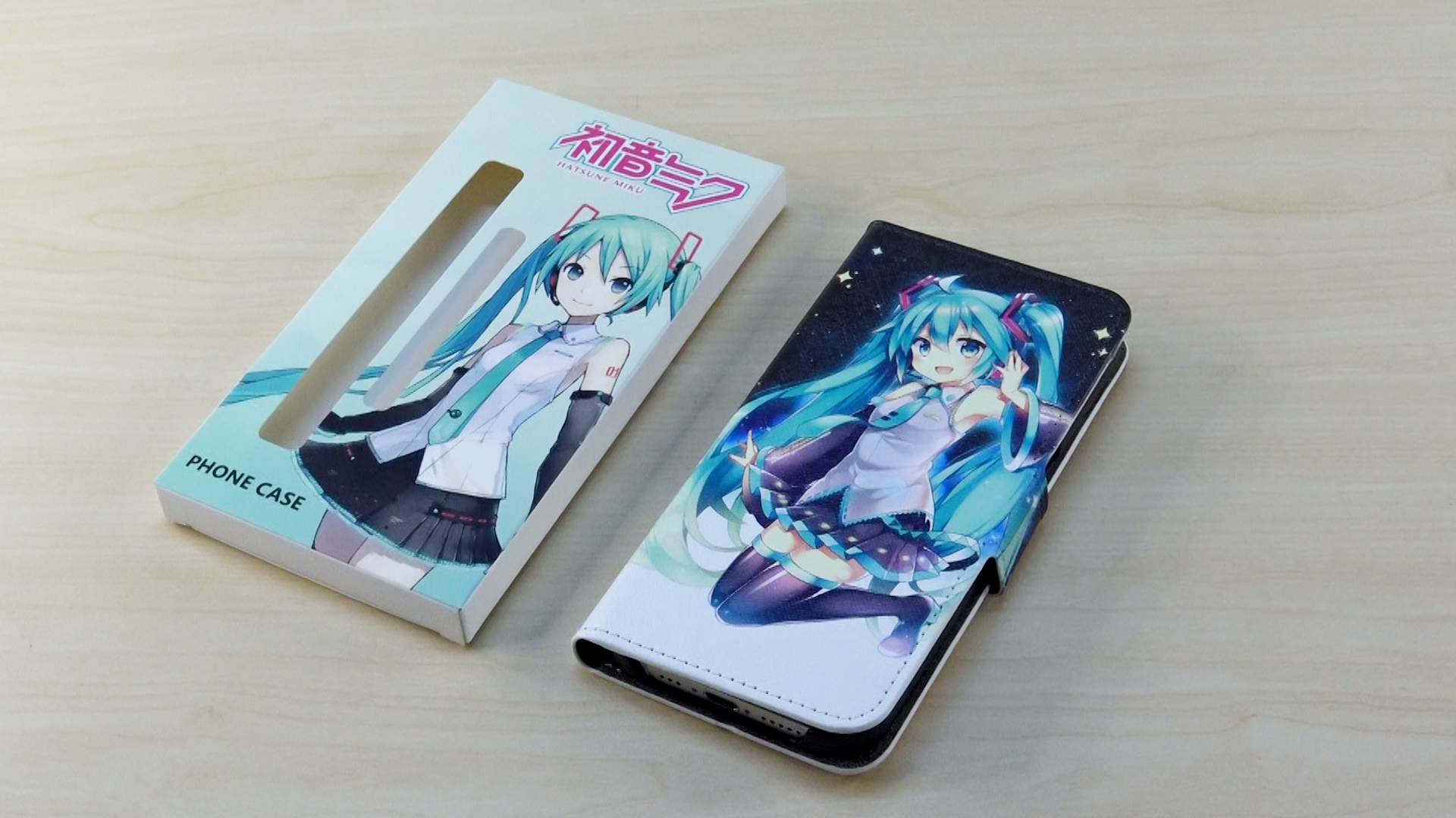 Notebook Type Smartphone Case Hatsune Miku Vocaloid