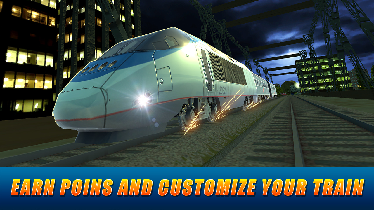 Night City Train Driving Simulator: Passenger Pickup | Speed Bullet ...