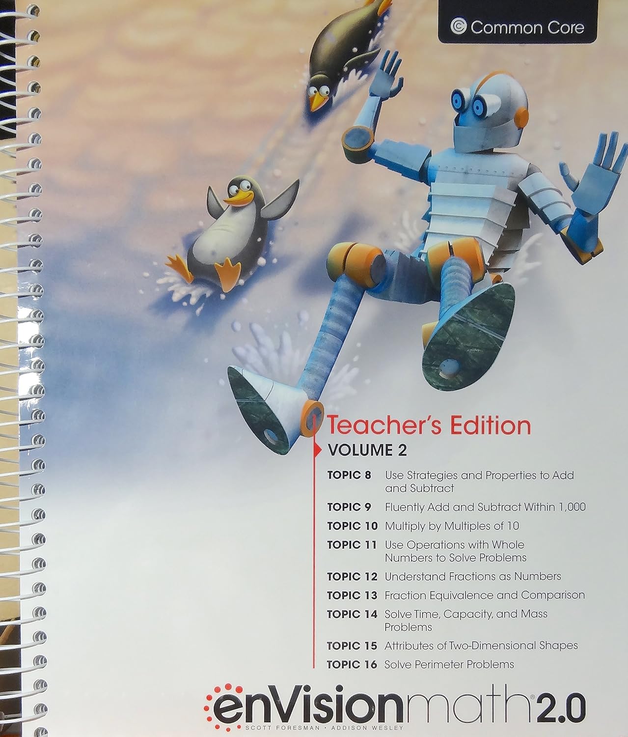 enVision Math 2.0, Grade 3, Volume 2, Teacher's Edition, Common Core ...
