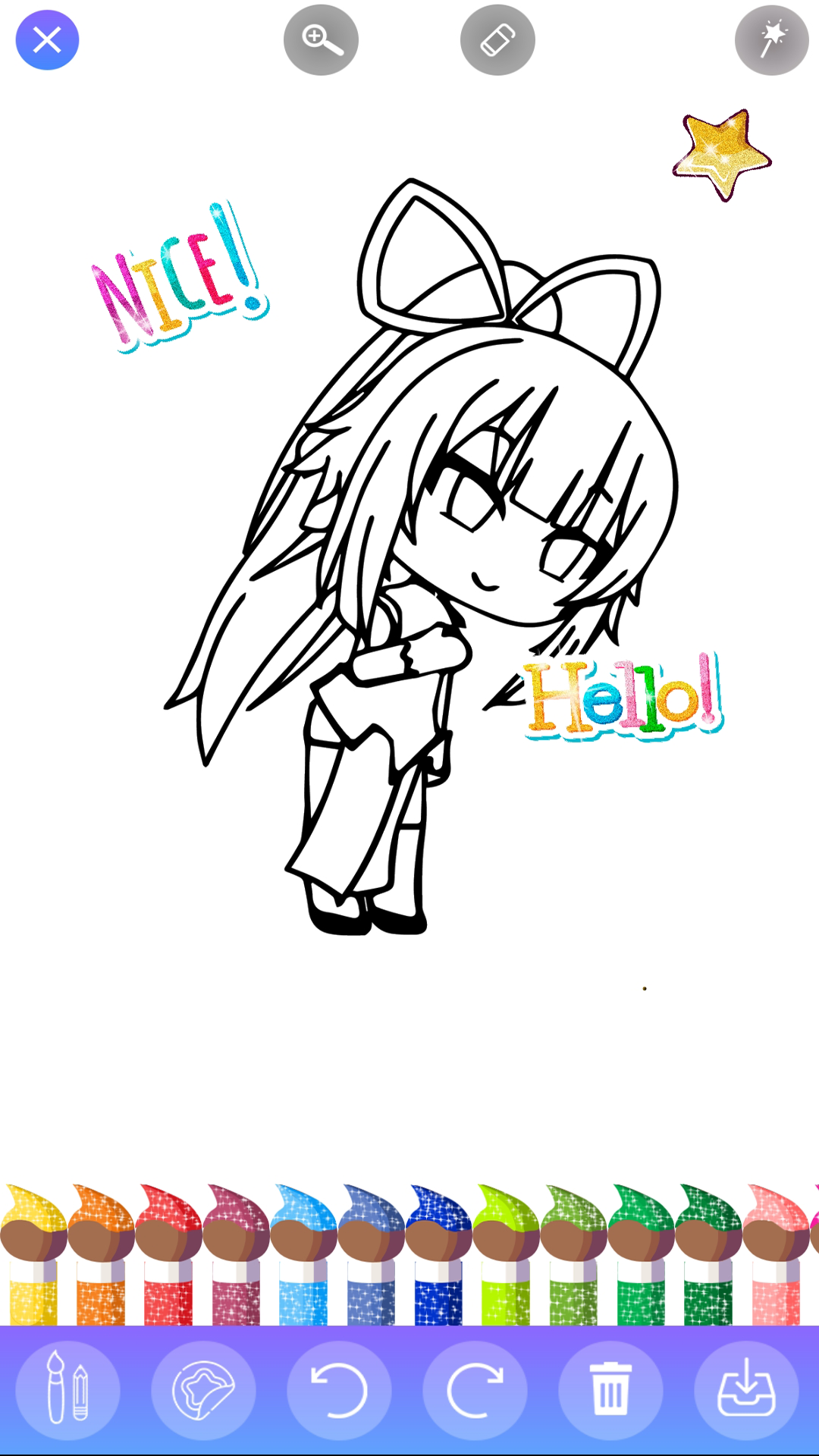 Coloring Girl life Glitter Game:Amazon.com:Appstore for Android