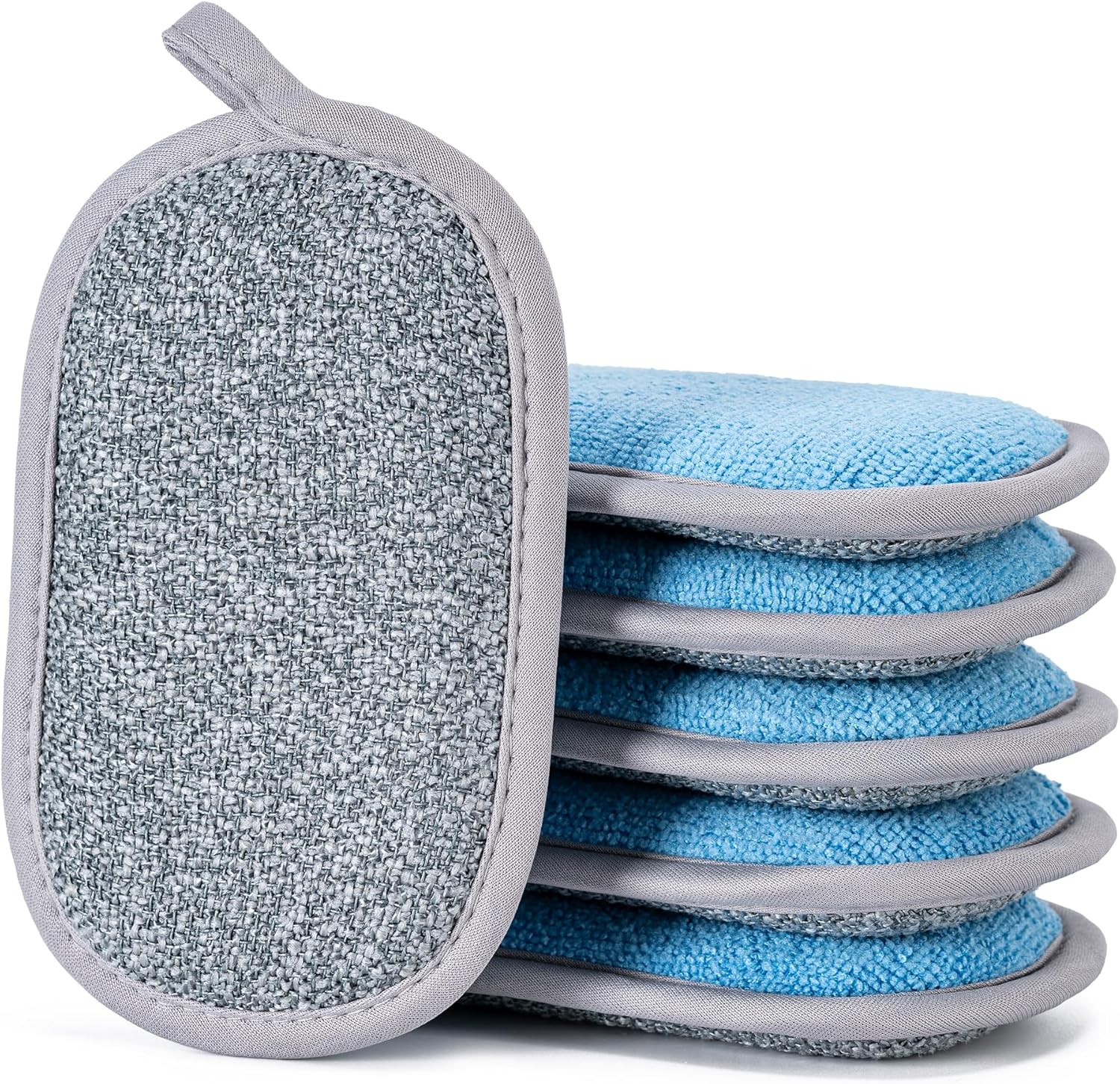 Amazon.com: Dual-Sided Multi-Purpose Scrub Sponges, Non-Scratch ...
