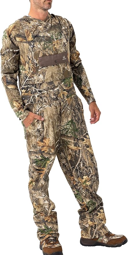 Amazon.com: Realtree Men's Camo Hunting Cotton Bib Overalls, All-season ...