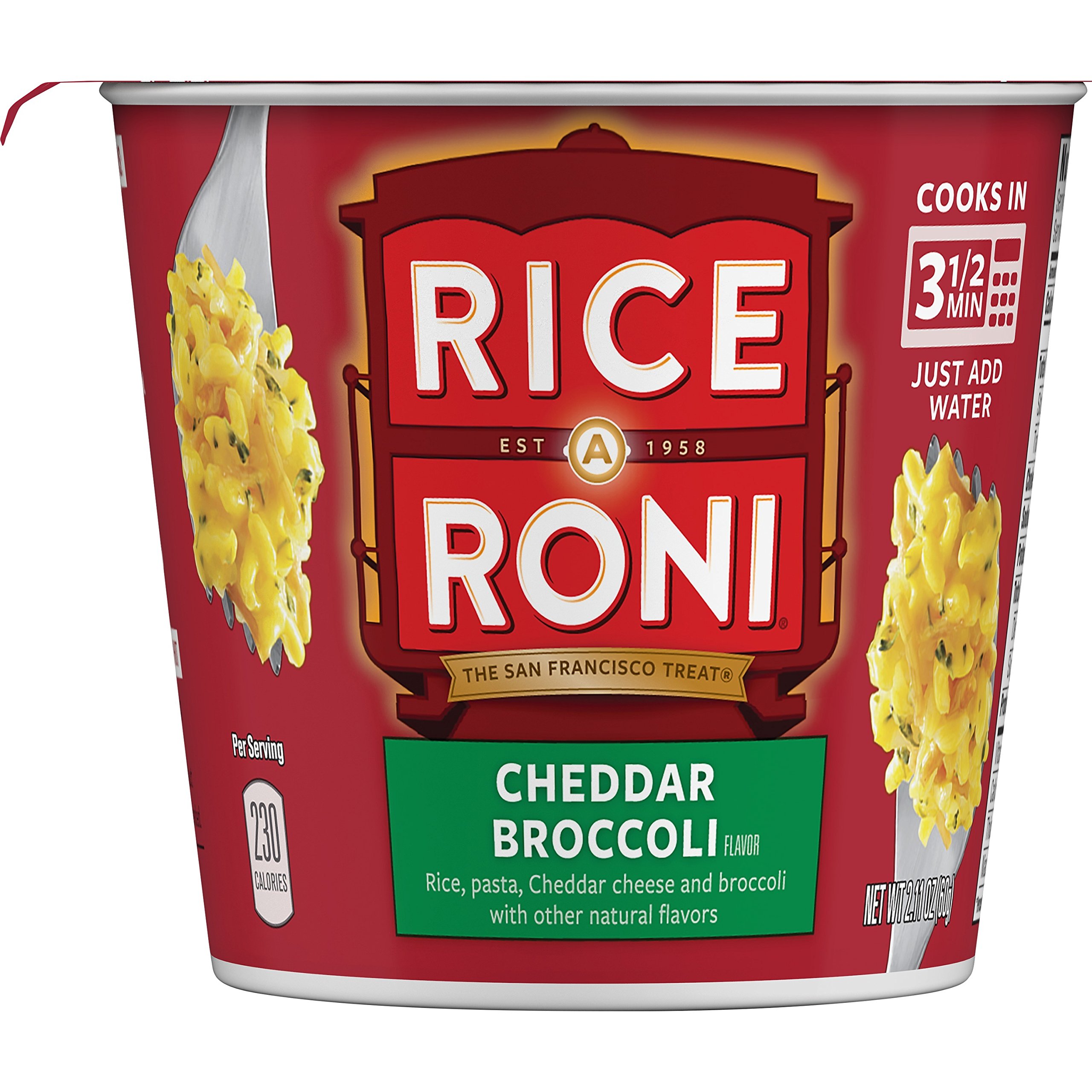 Buy PASTA RONI Quaker Rice a Roni Cups Individual Cup, 3-Flavor Variety ...