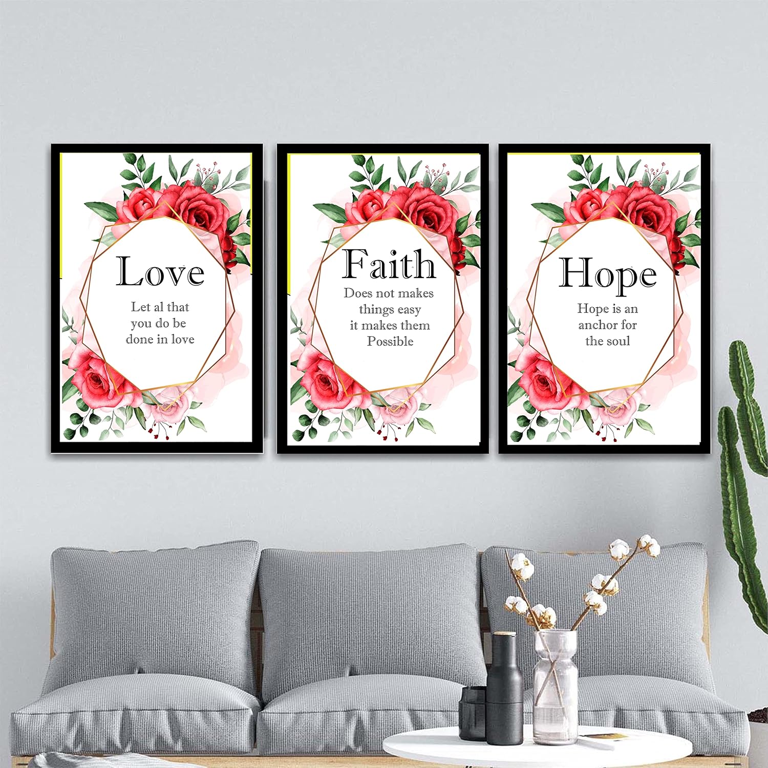 CUSTOM GIFTS SHOP Bible Verse decor frames | Bible verse English wall ...