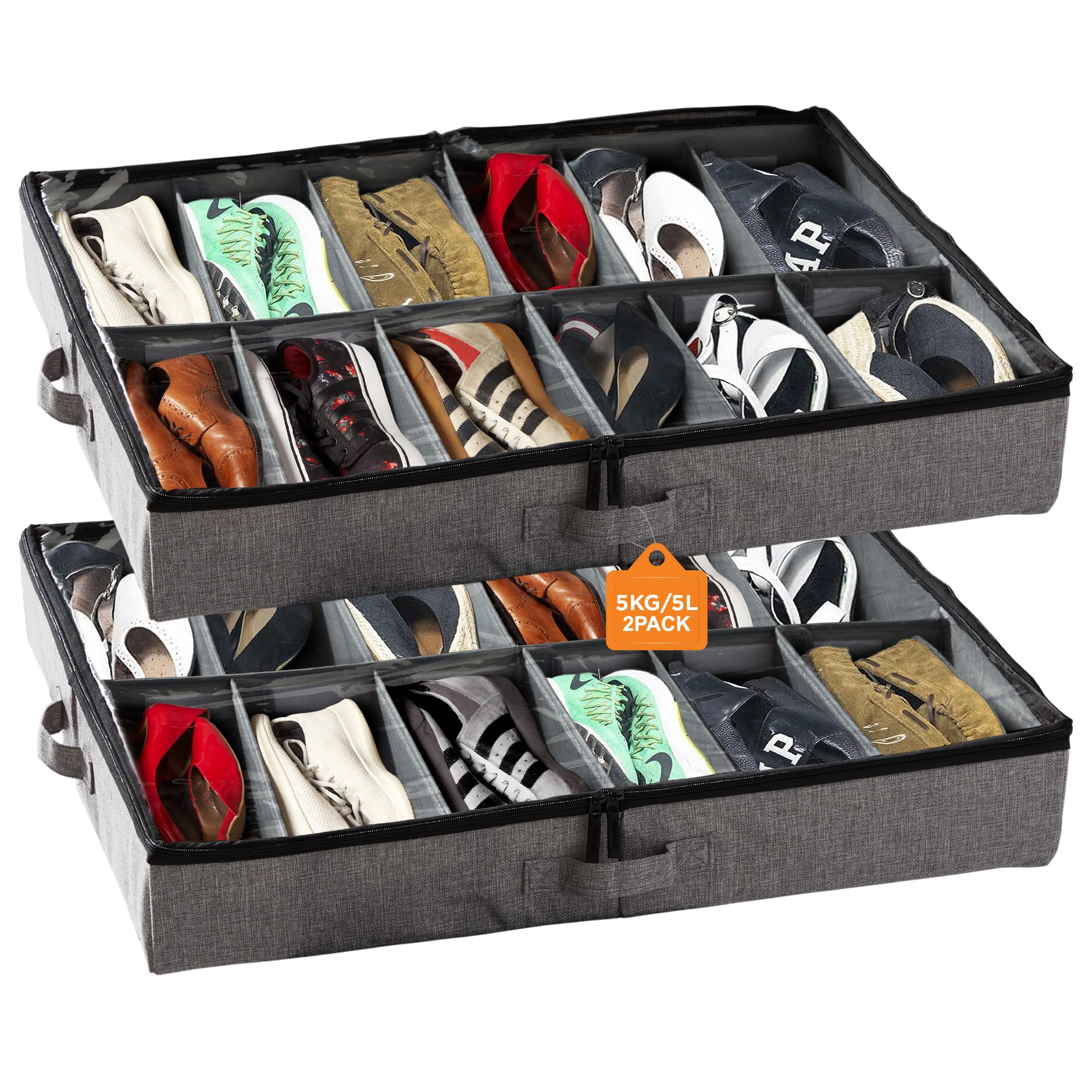 Underbed Storage For Boots Under Bed Shoe Storage For Sale | EBay