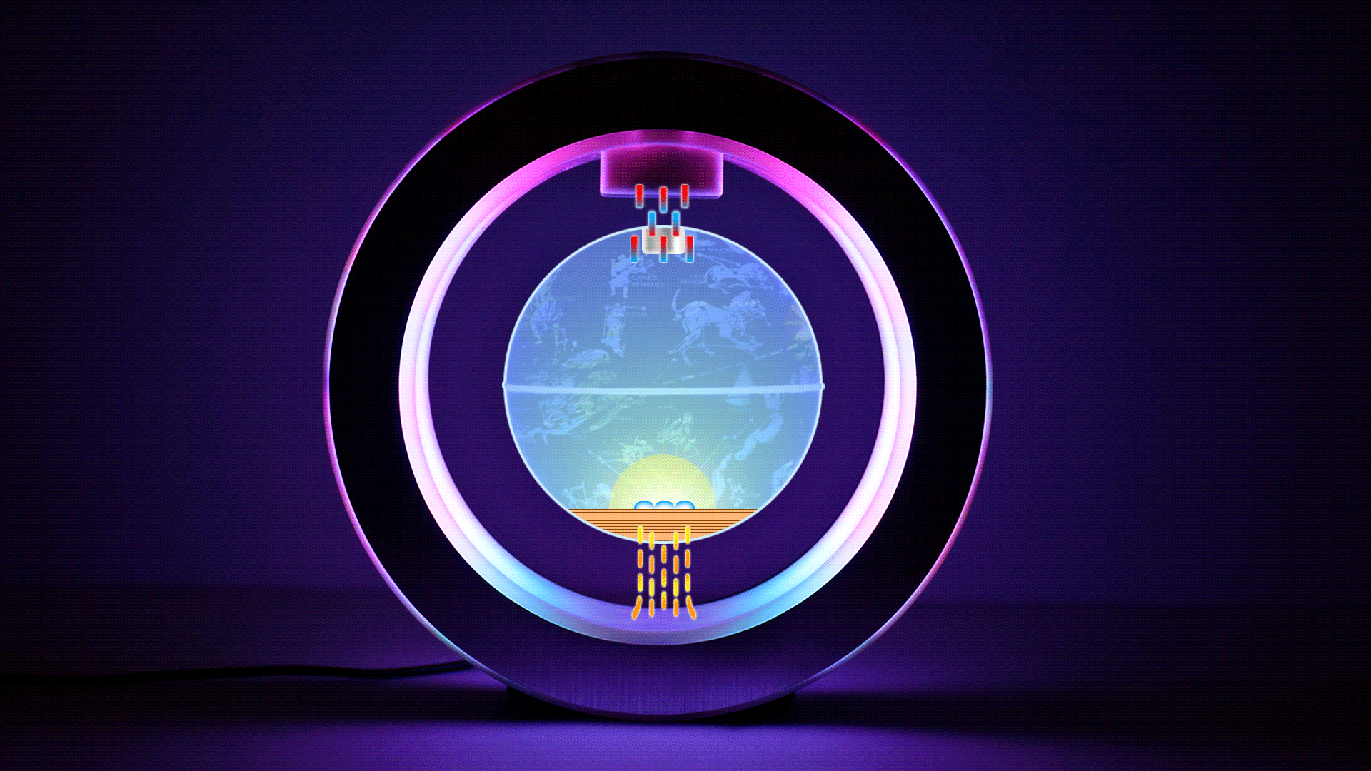 Watch Magnetic levitation constellation glowing globe on Amazon Live