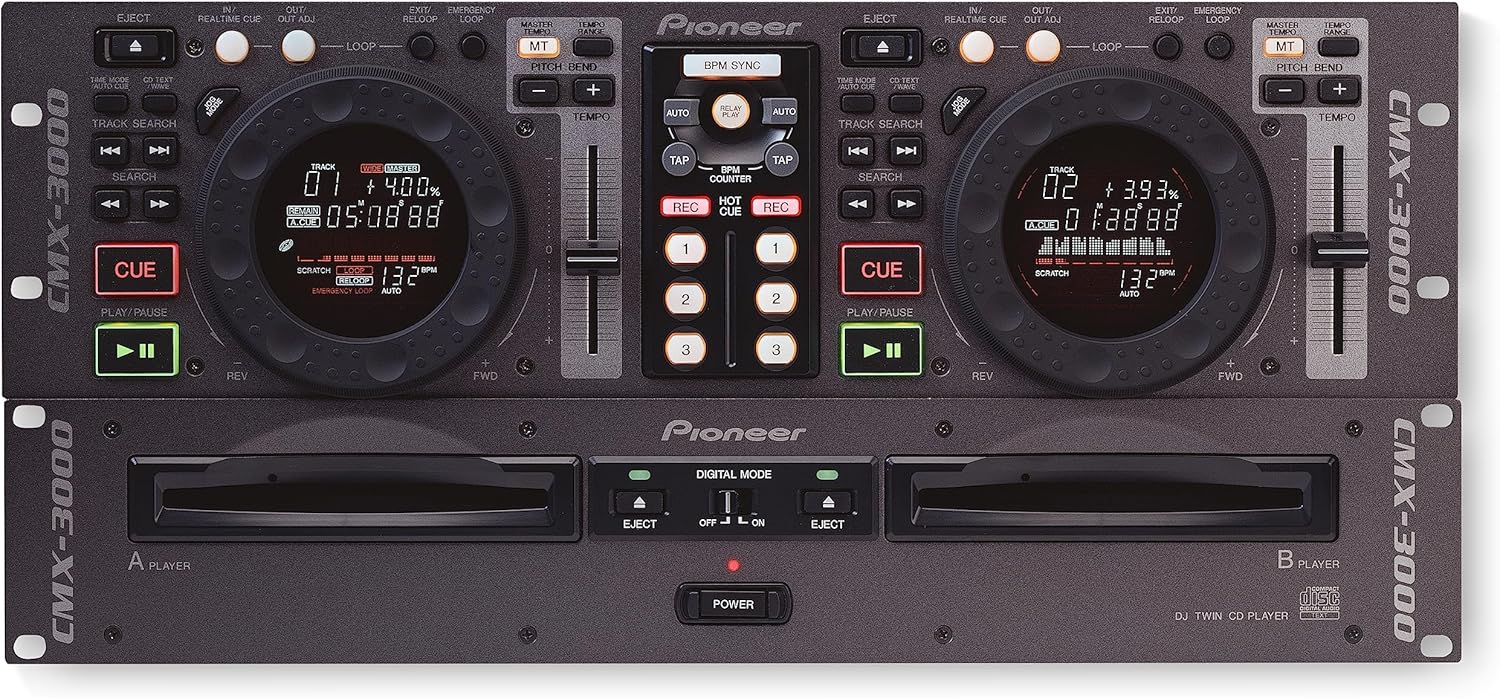 PIONEER CMX-3000 Twin DJ CD Player : Amazon.com.au: Musical Instruments