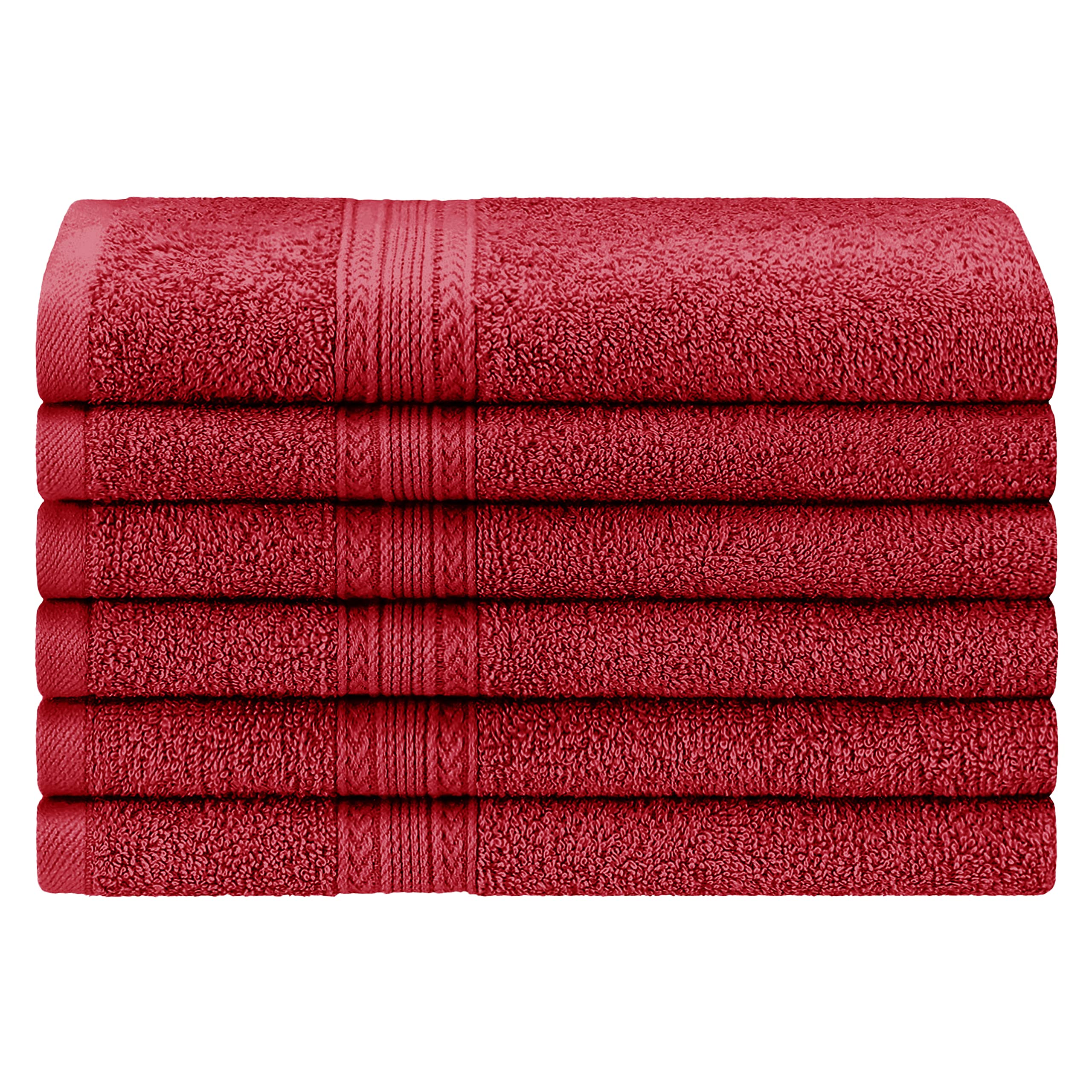 Amazon.com: Superior Eco-Friendly Cotton 6-Piece Hand Towel Set, Small ...