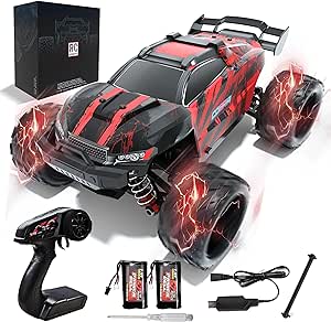 Amazon.com: RC Monster Camión de control remoto a escala 1:18, 38 KM/H ...