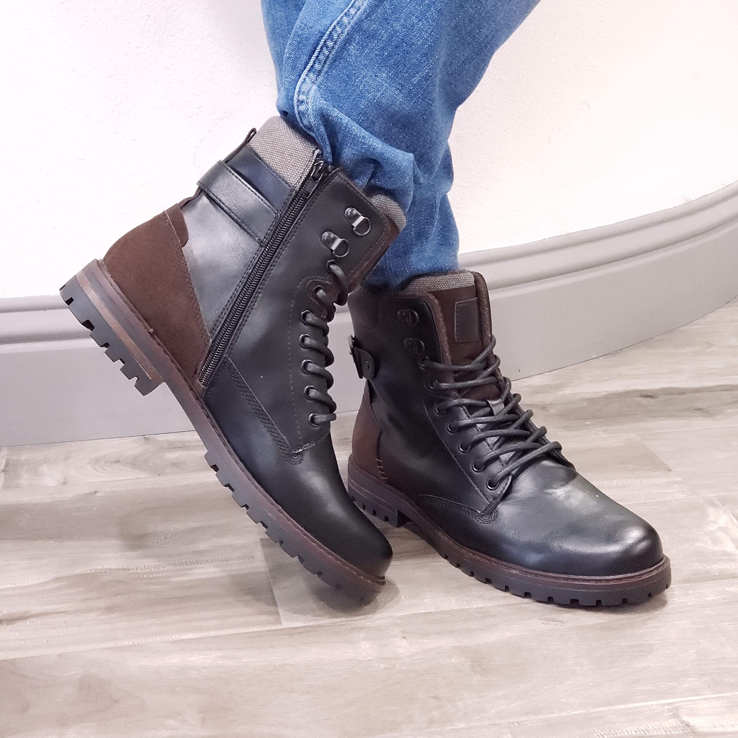 Snapklik.com : Jazame Mens C-2022 Steve 8 Inch Tall Fashion Military ...