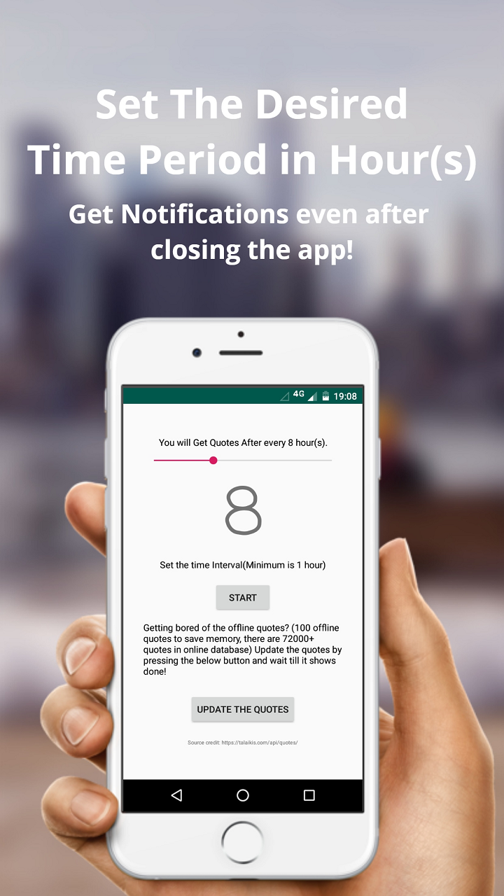 Quotes Notification by setting time interval. - App on Amazon Appstore