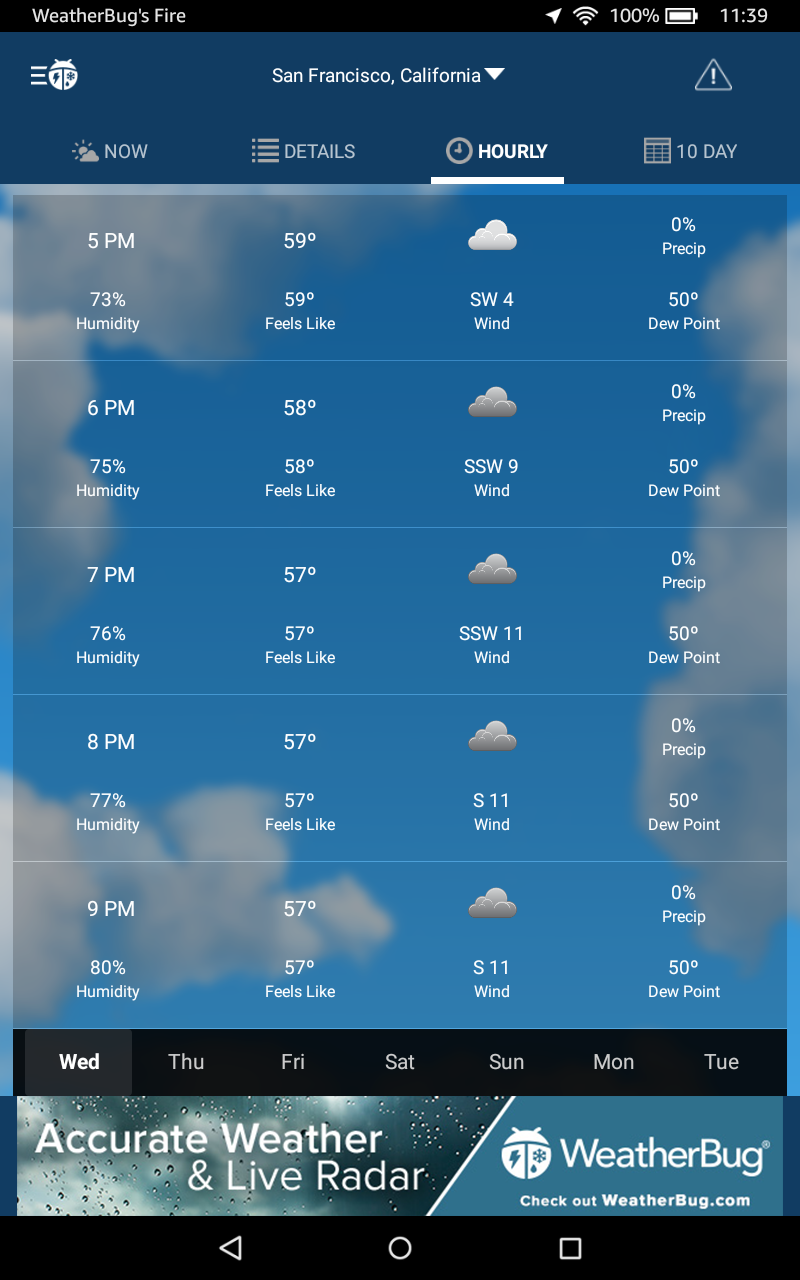 WeatherBug - App on Amazon Appstore