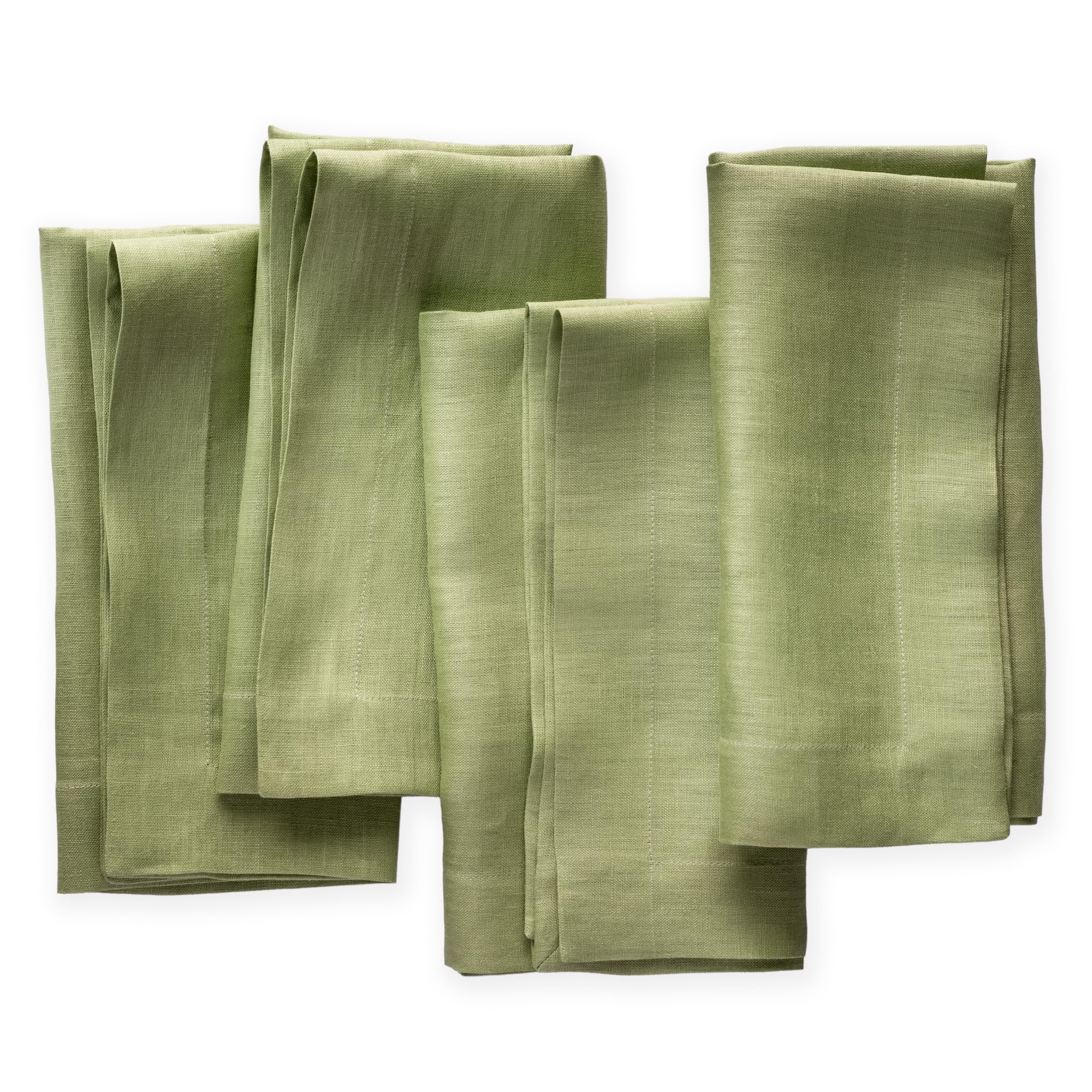 Amazon.com: Linen Napkins 20 x 20 inch - 100% Flax Linen Olive Green ...